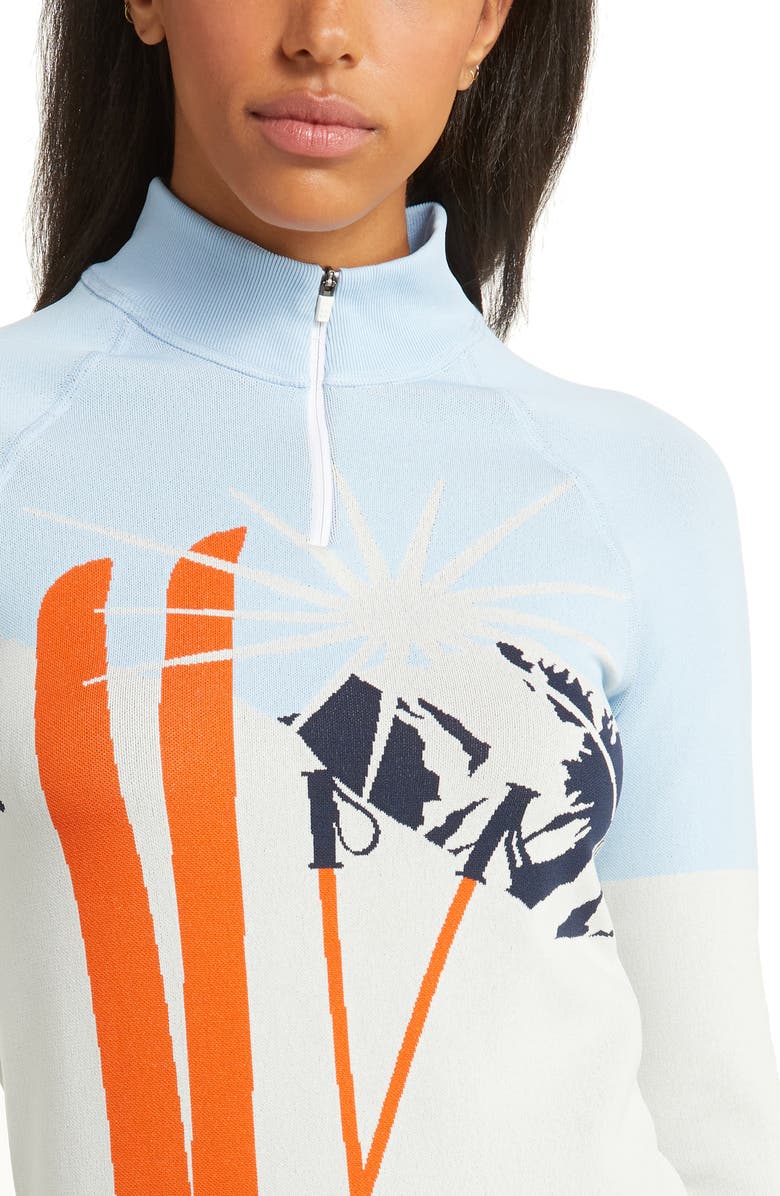 Sweaty Betty Ski Mock Neck Quarter Zip Pullover Sweater | Nordstromrack