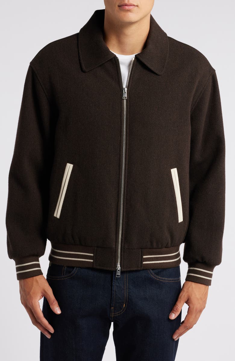 FRAME Wool Blend Varsity Jacket | Nordstromrack
