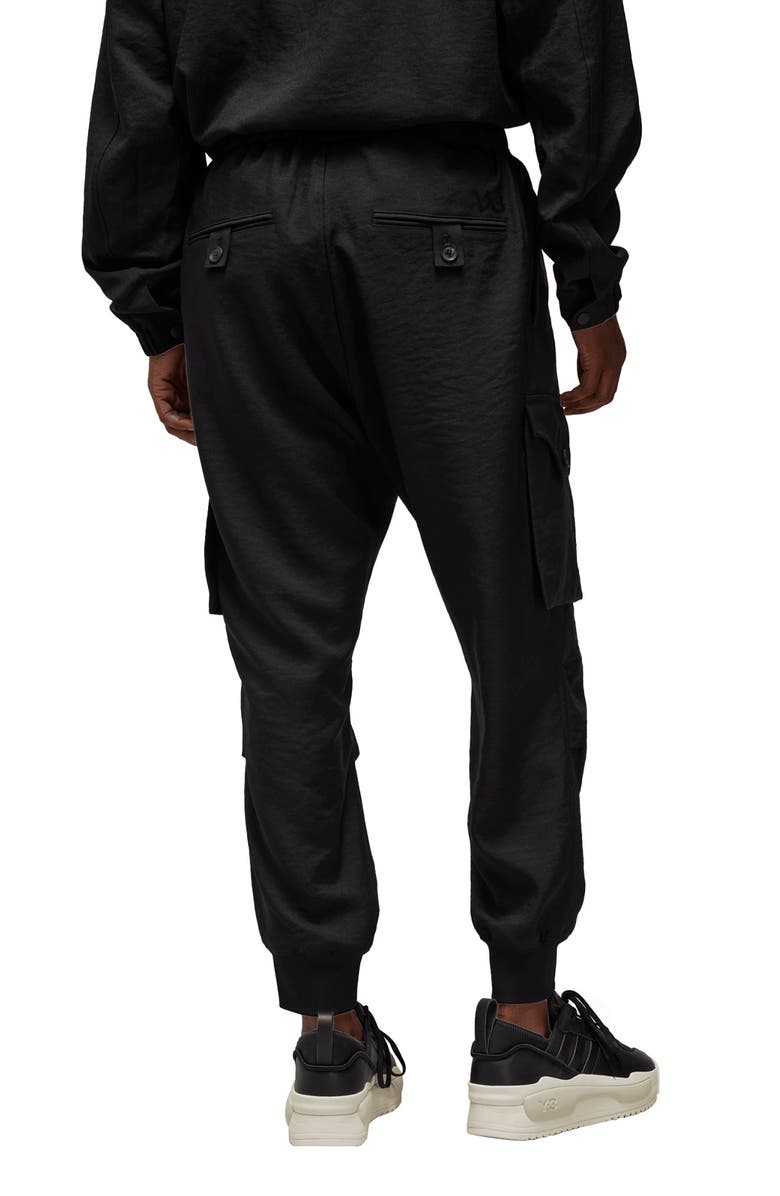 Y-3 Belted Recycled Polyester Cargo Pants | Nordstrom