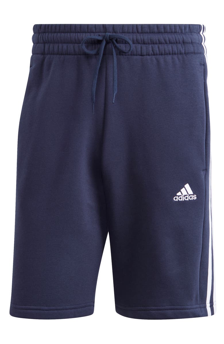adidas Essentials 3-Stripes Fleece Shorts | Nordstromrack