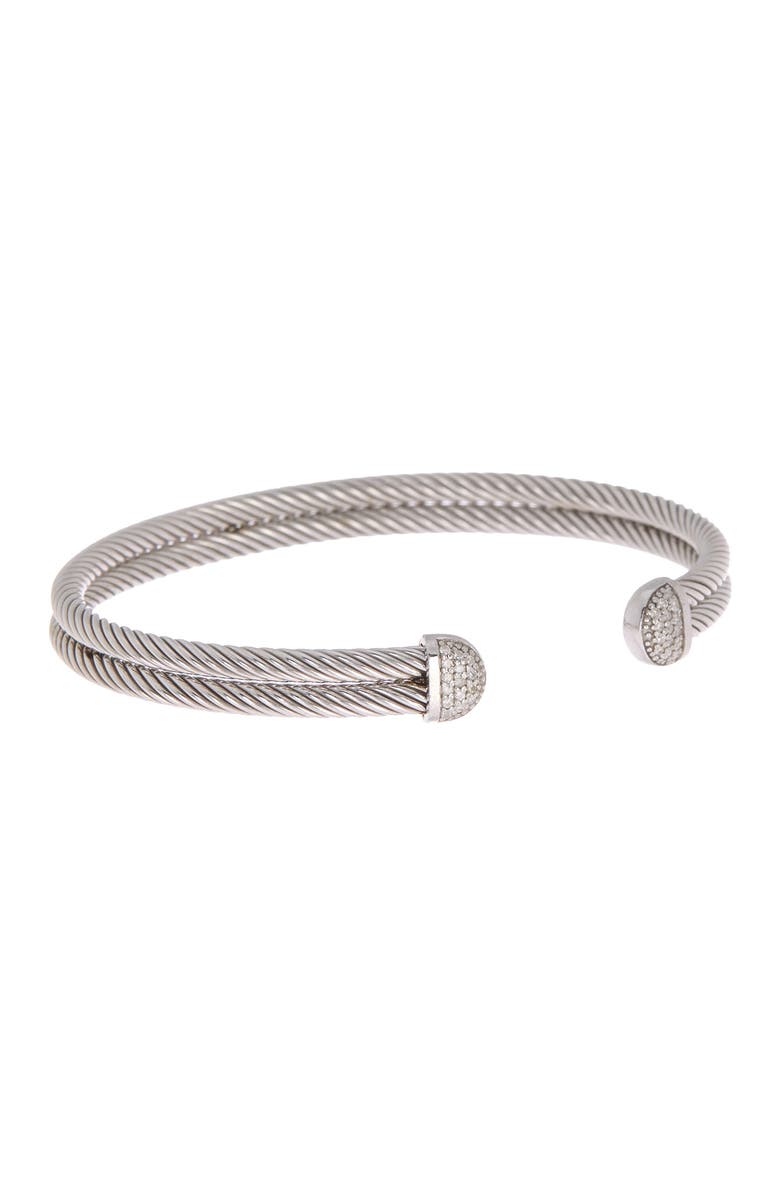 MESHMERISE Twisted Cable Open Bangle Bracelet | Nordstromrack