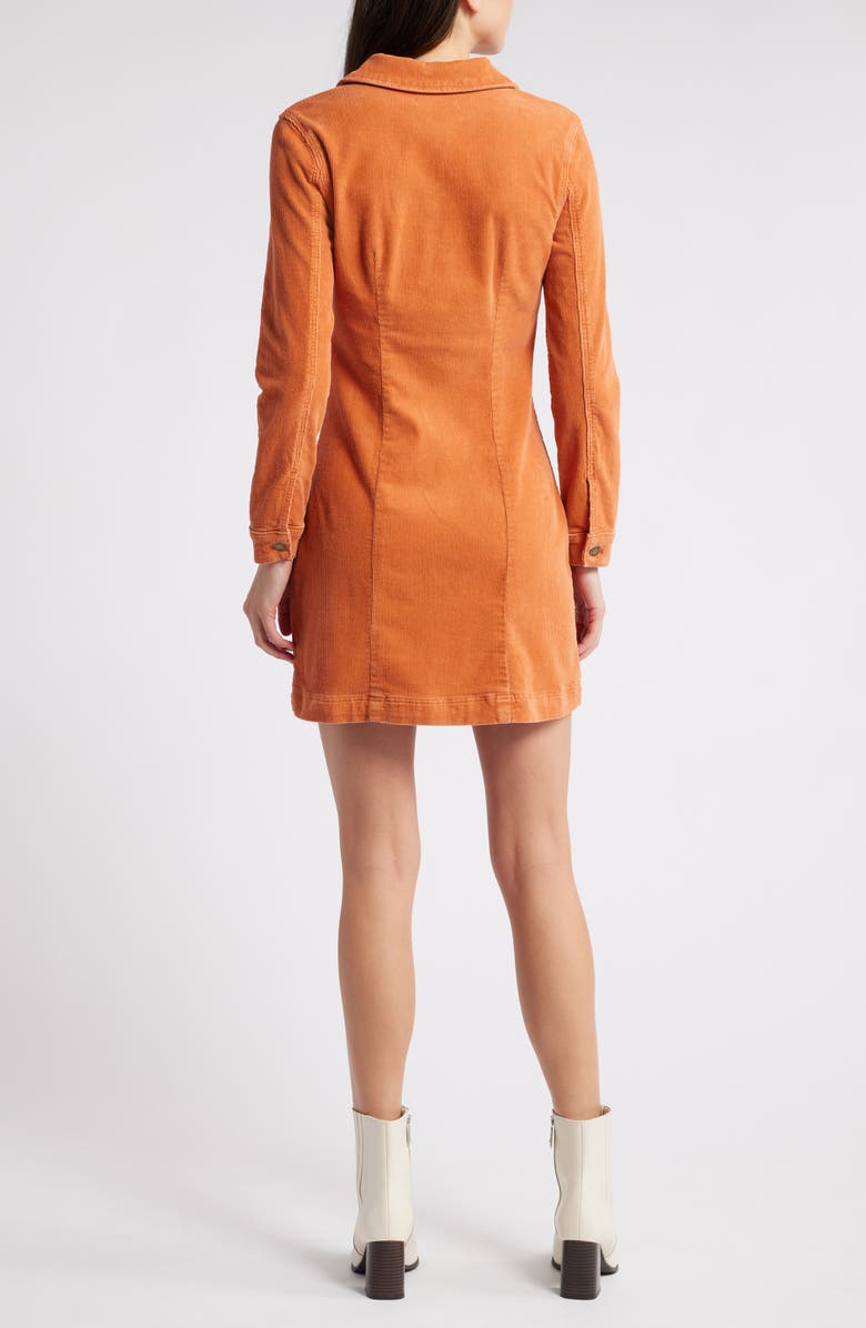 Rolla’s Morgan Long Sleeve Corduroy Shirtdress | Nordstromrack