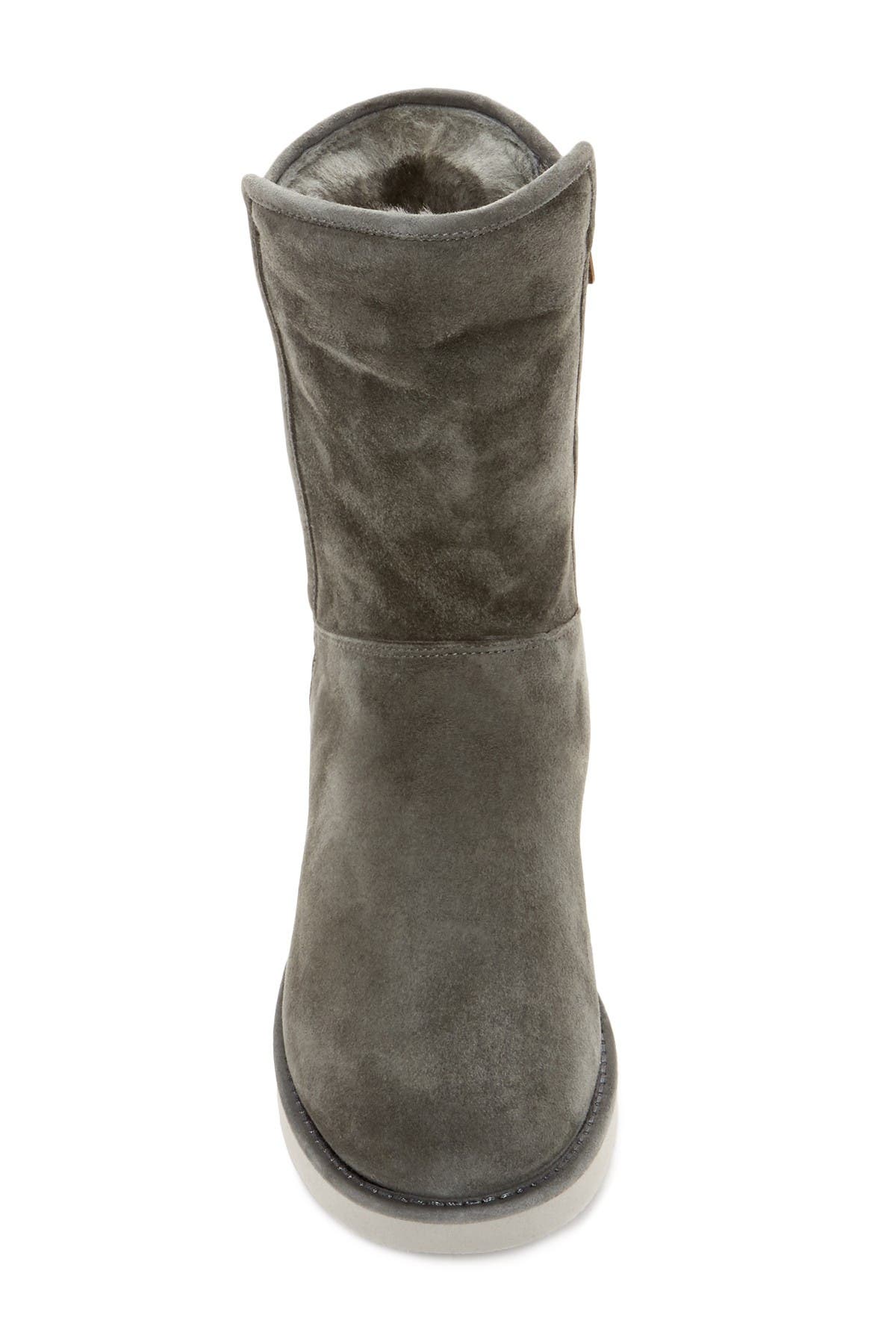 UGG® Abree Genuine Shearling Short Zip Boot | Nordstromrack
