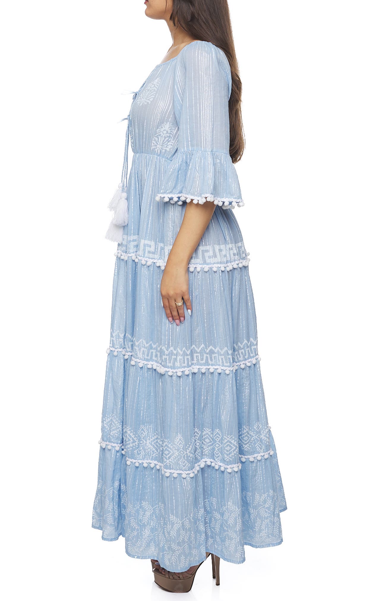 RANEES Pom Pom Maxi Dress | Nordstromrack