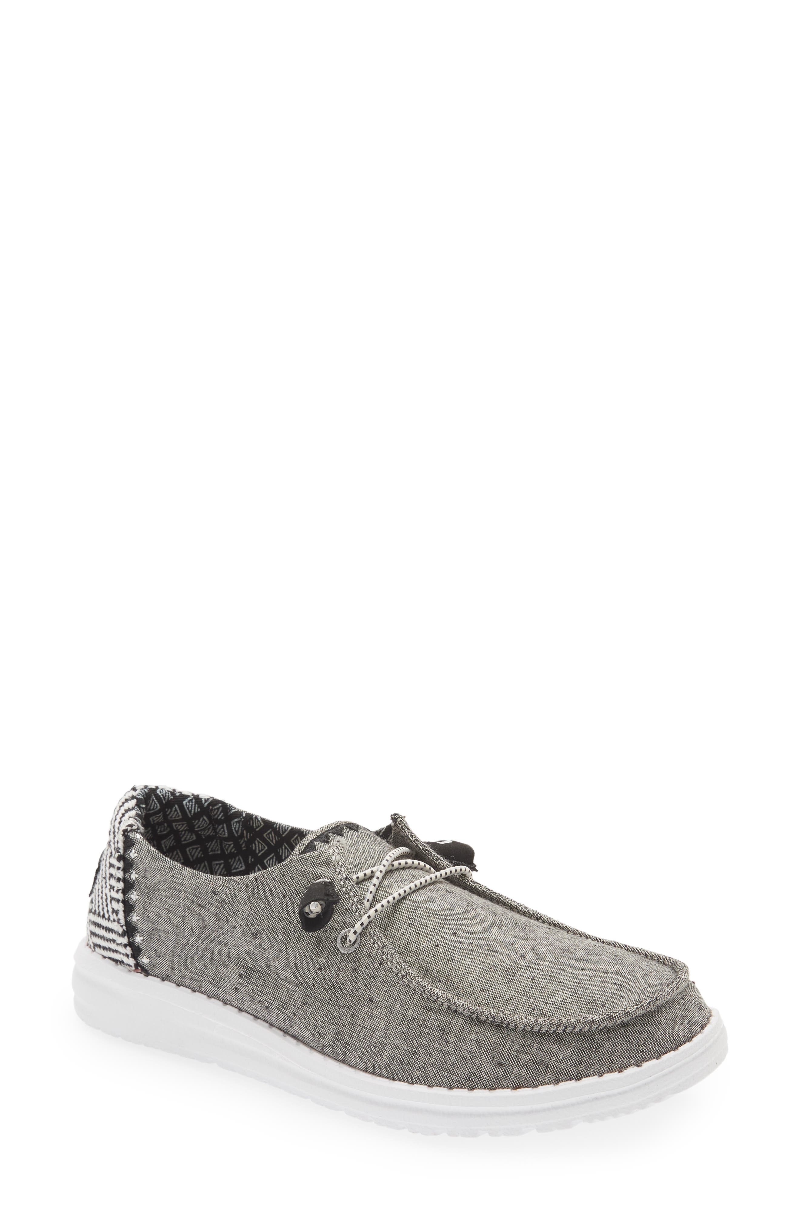 Hey Dude Wendy Chambray Boat Shoe (Women) | Nordstrom