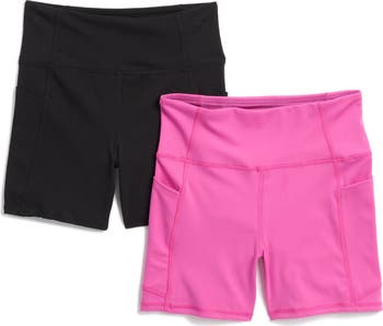Jessica Simpson 2-Pack Performance Pocket Bike Shorts | Nordstromrack