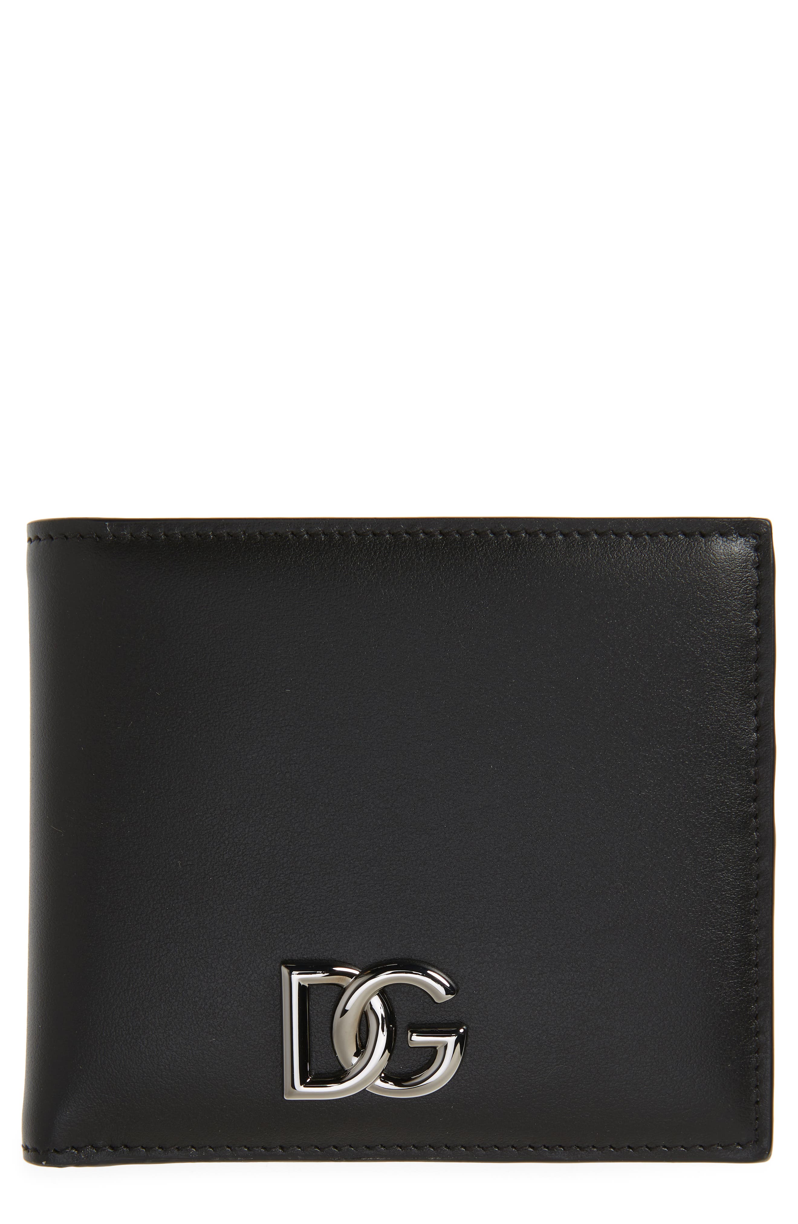 Dolce&Gabbana DG Logo Leather Bifold Wallet | Nordstrom