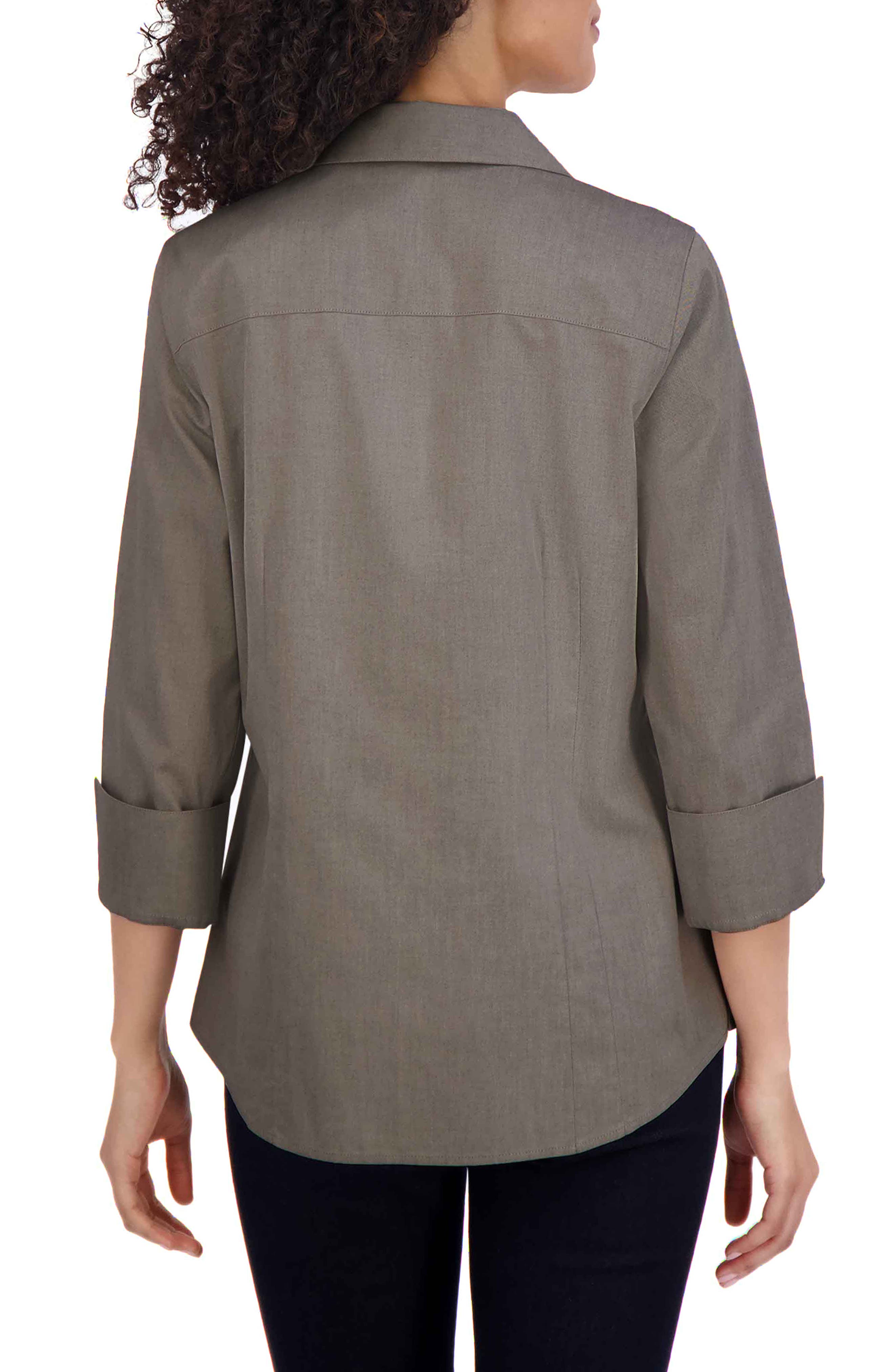 Foxcroft Taylor Fitted Non-Iron Shirt | Nordstromrack