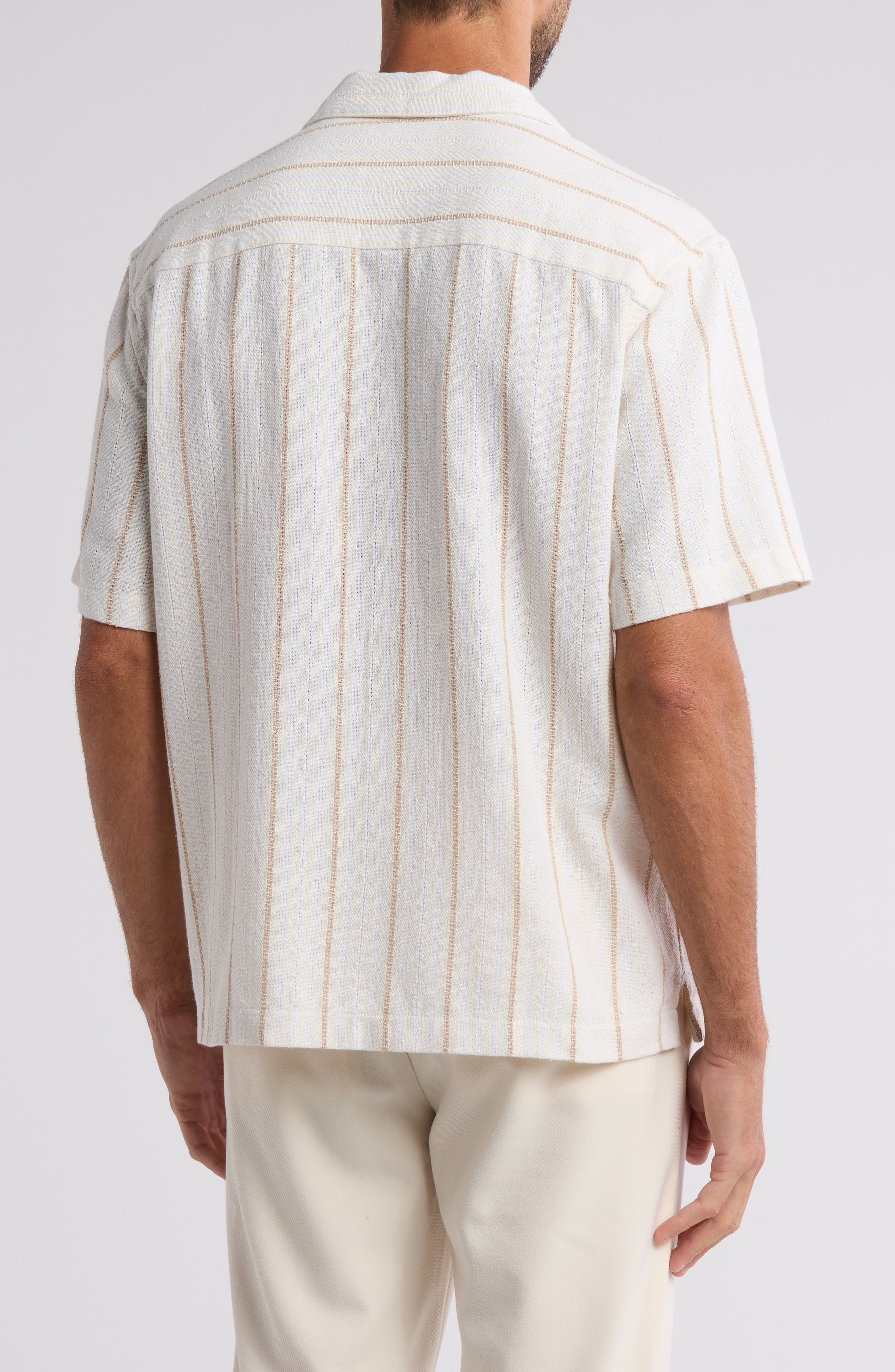 DENIM AND FLOWER Stripe Button-Up Shirt | Nordstromrack