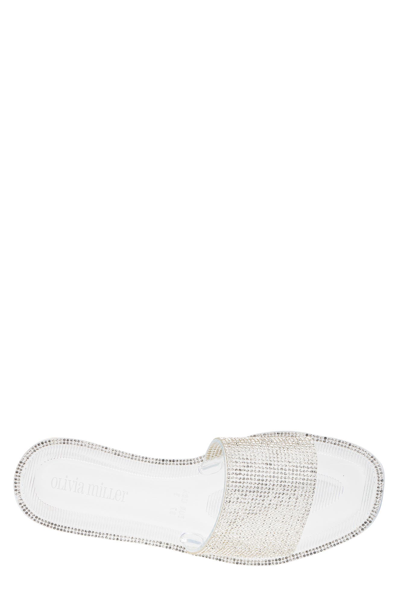 OLIVIA MILLER Barley Cove Embellished Jelly Slide Sandal | Nordstromrack