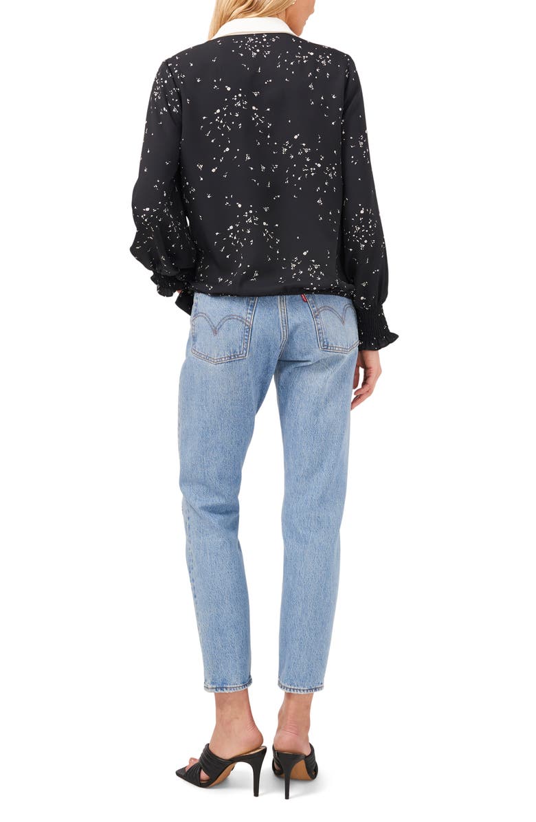 Vince Camuto Sporadic Stems Wrap Front Blouse | Nordstromrack