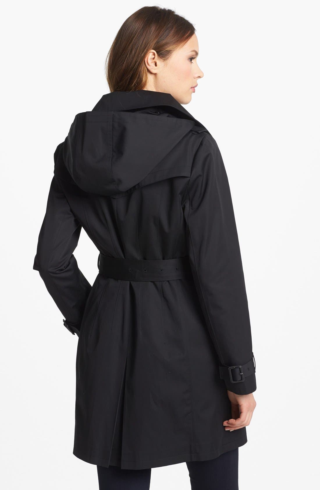 MICHAEL Michael Kors Trench Coat with Detachable Hood | Nordstrom