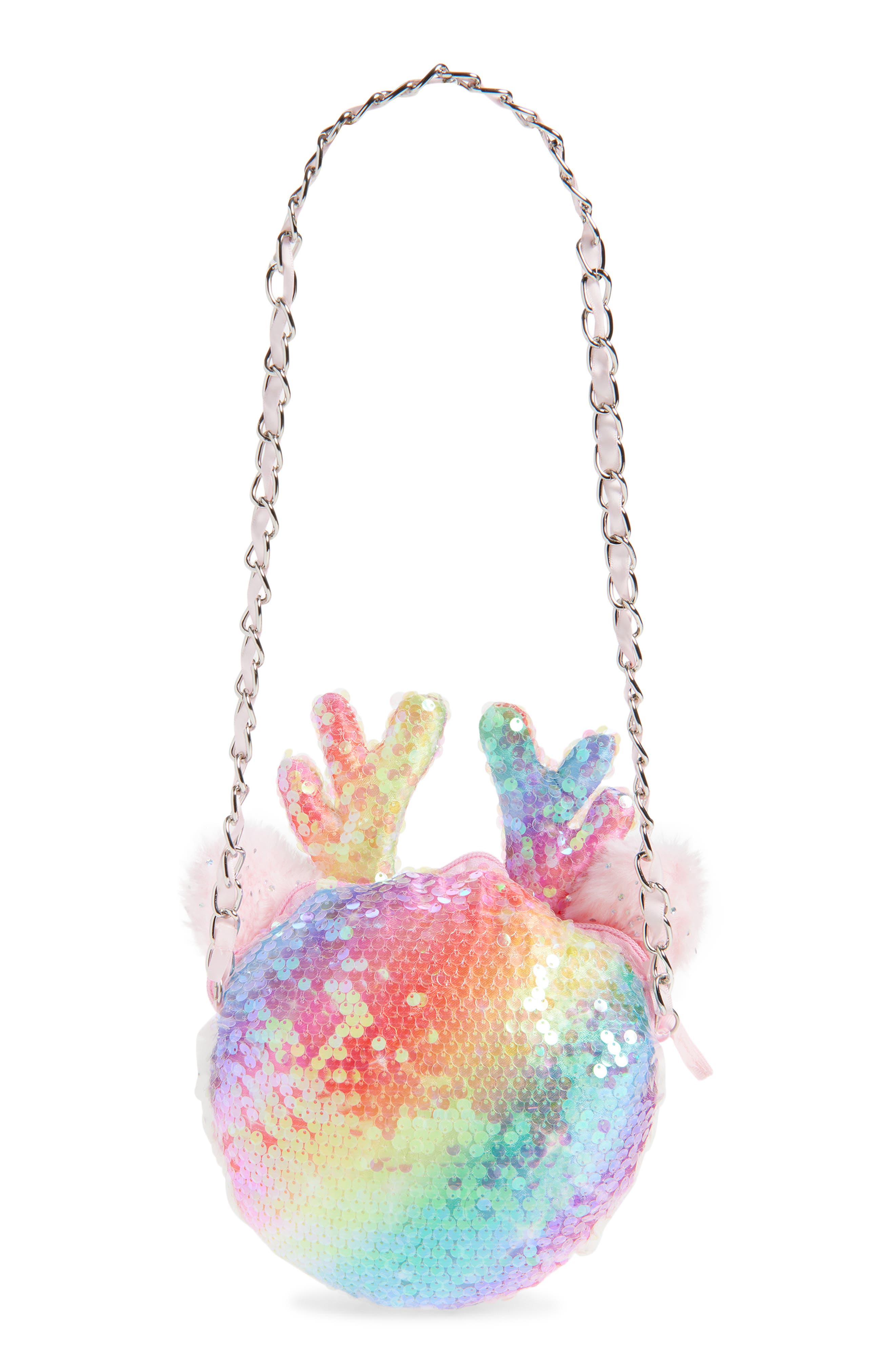 Olly & Me Kids' Plush Reindeer Crossbody Bag | Nordstromrack