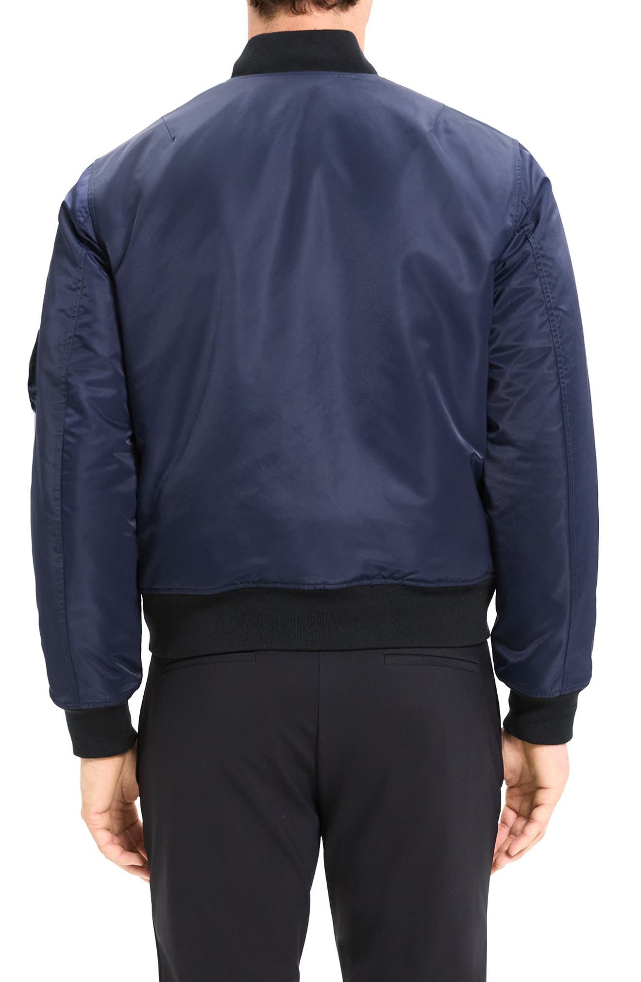 Theory Slim Fit Flight Bomber Jacket | Nordstromrack
