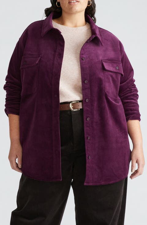 Purple Plus Size Jackets And Blazers Nordstrom