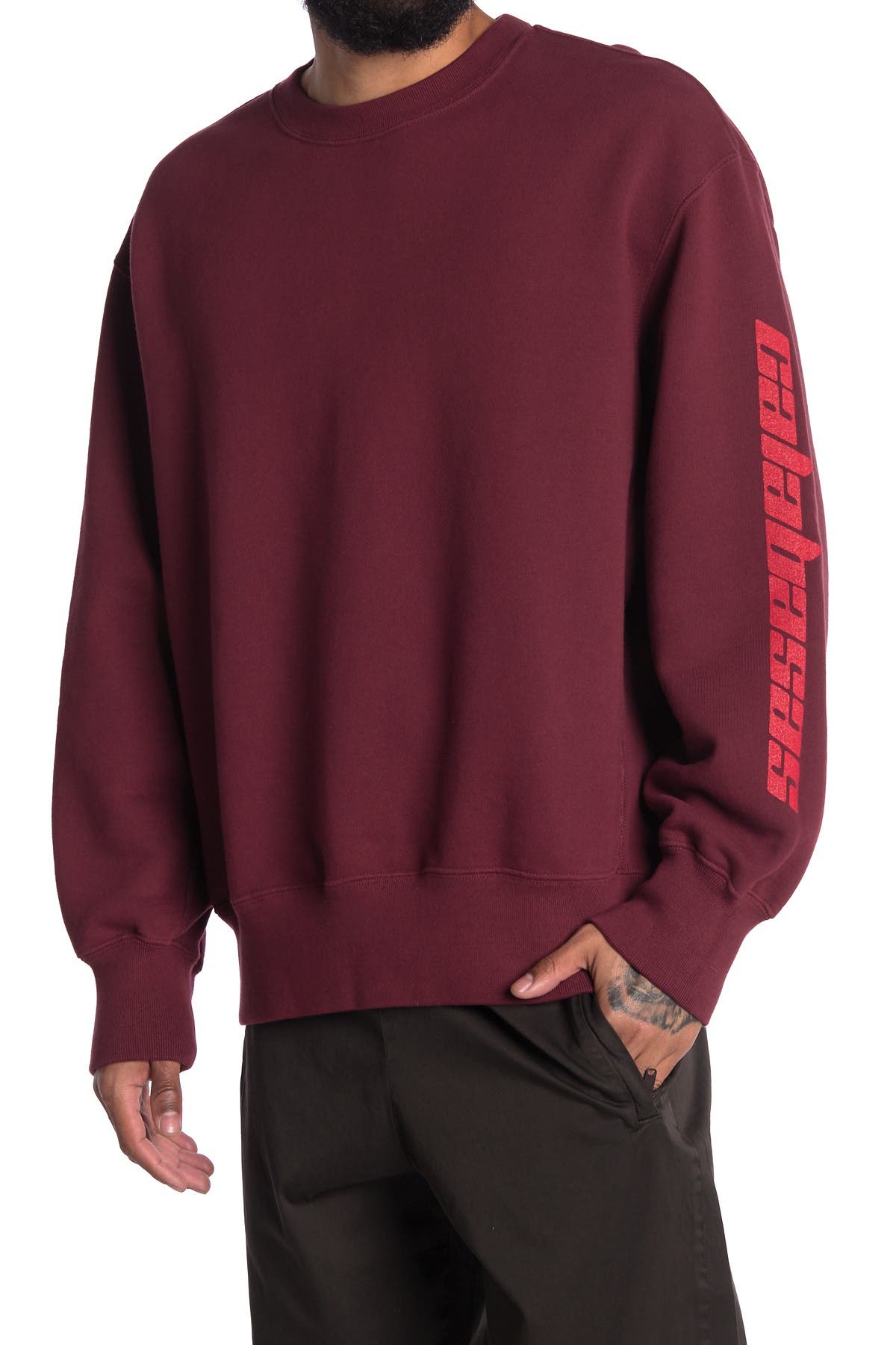 YEEZY Logo Printed Sweatshirt | Nordstromrack