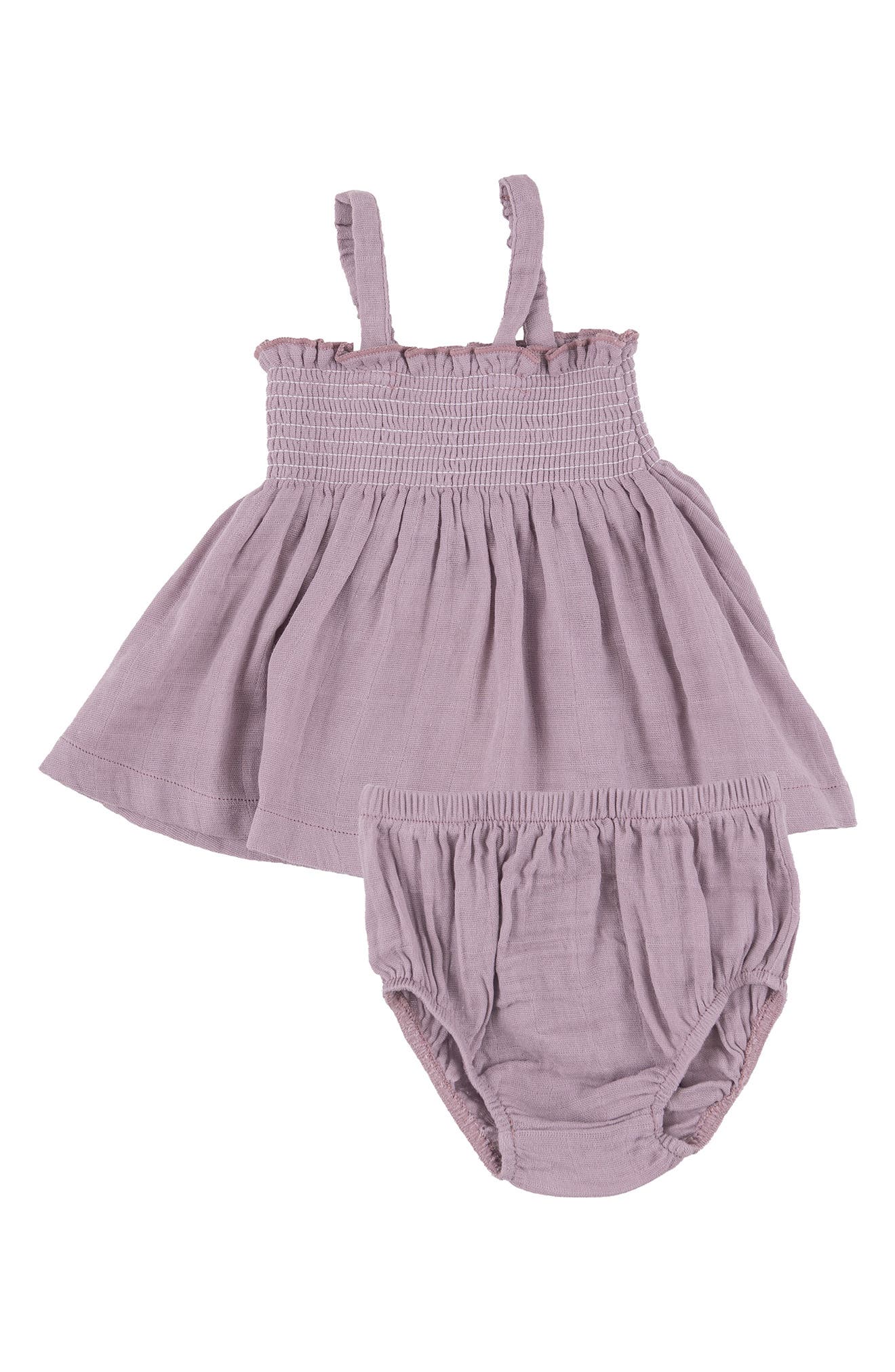 Angel Dear Muslin Smocked Dress & Bloomers Set | Nordstromrack