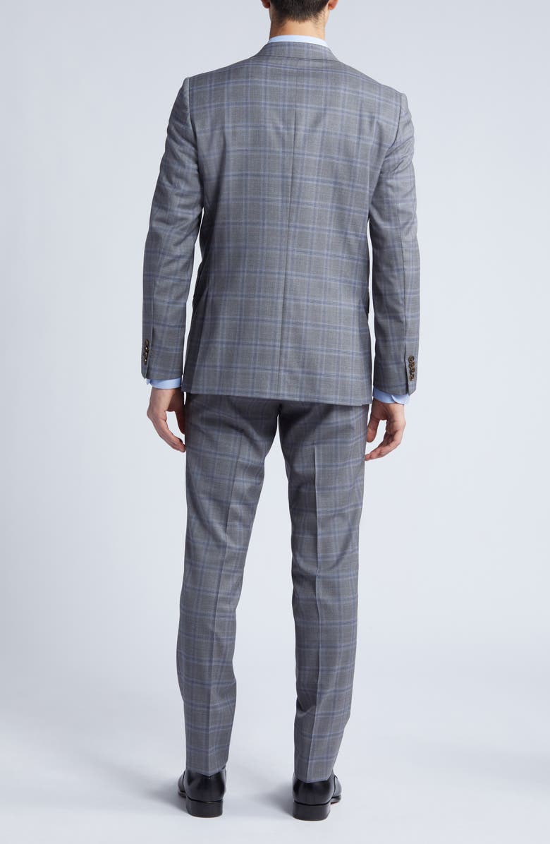 Ted Baker London Jay Slim Fit Windowpane Check Wool Suit | Nordstromrack