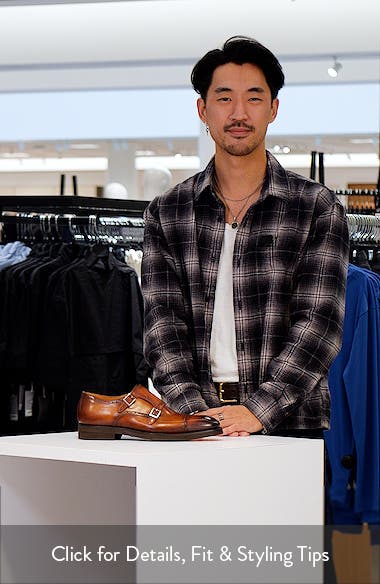Magnanni Monk Strap Shoe (Men) | Nordstrom