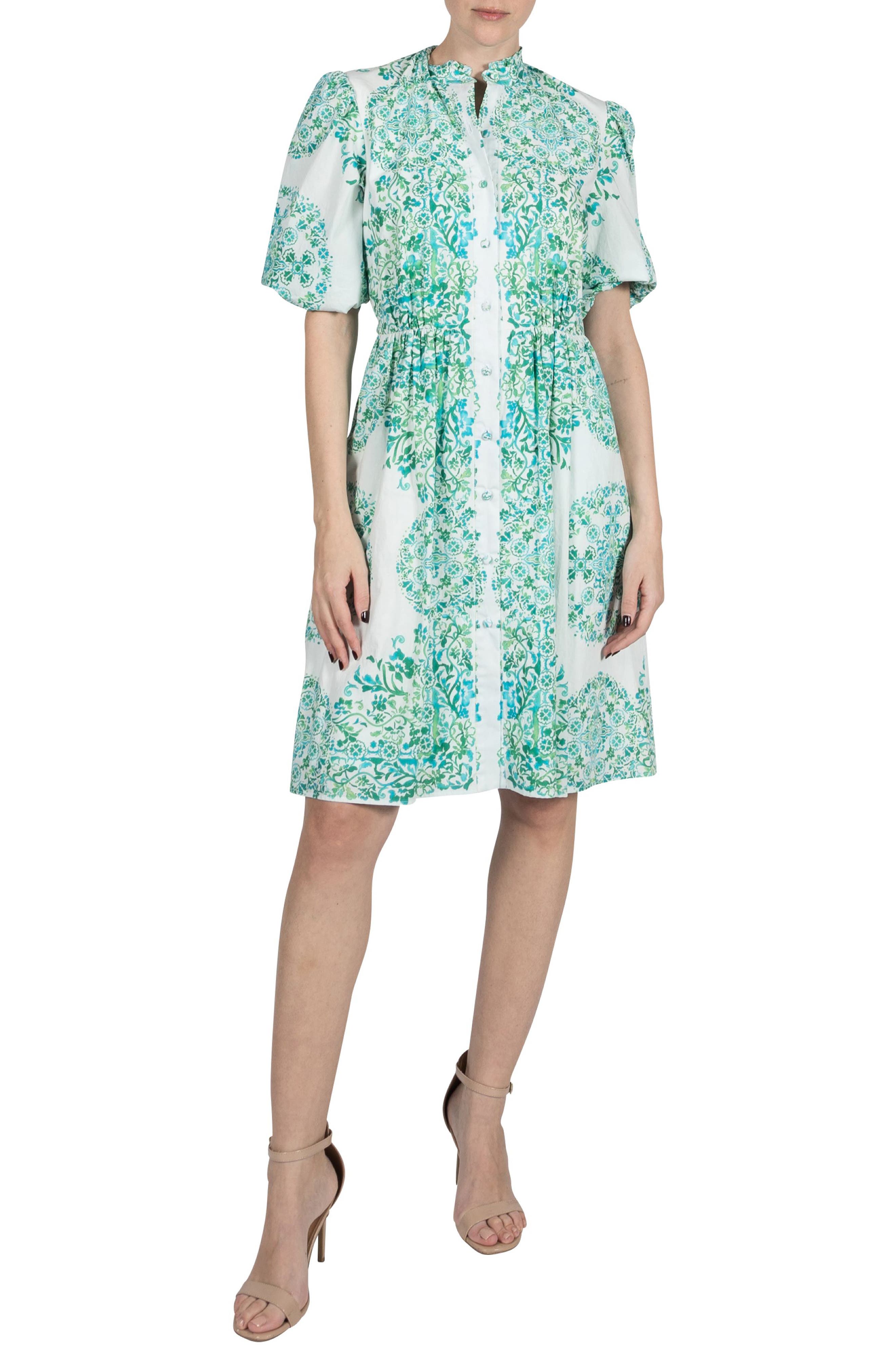 Julia Jordan Puff Sleeve Shirtdress | Nordstromrack