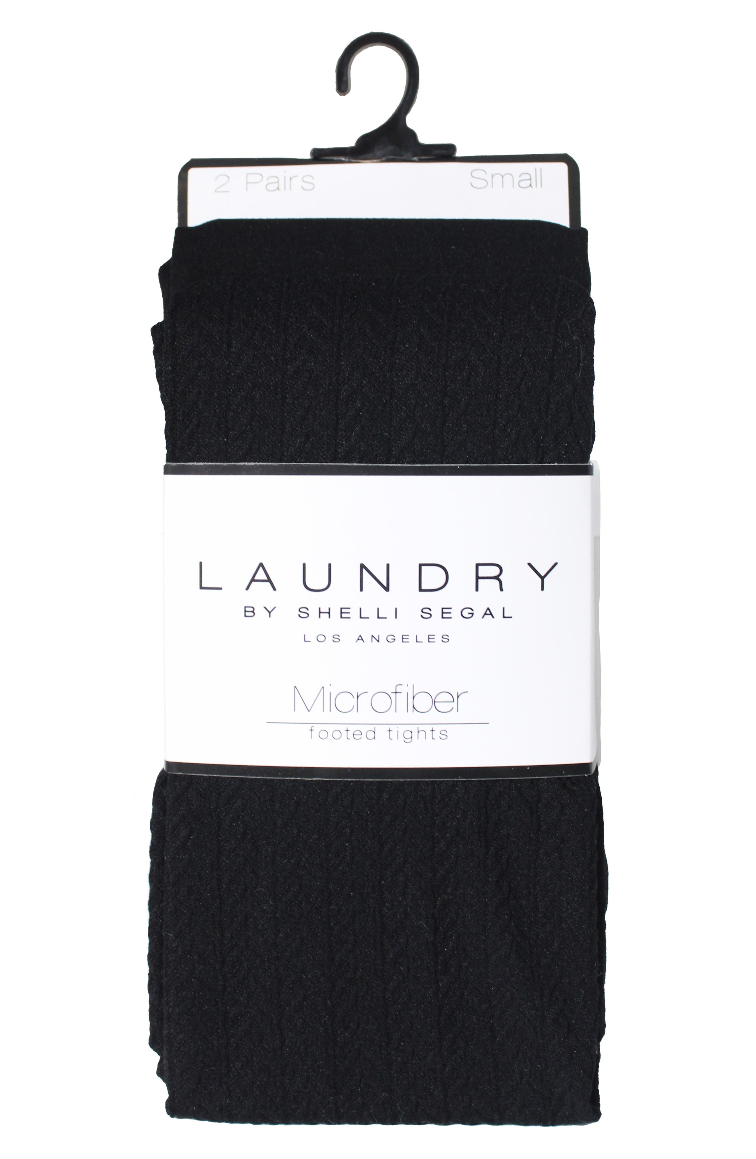 Laundry by Shelli Segal Pack of 2 Textured Footed Tights | Nordstromrack