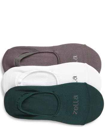 Zella 3-Pack No-Show Socks | Nordstrom