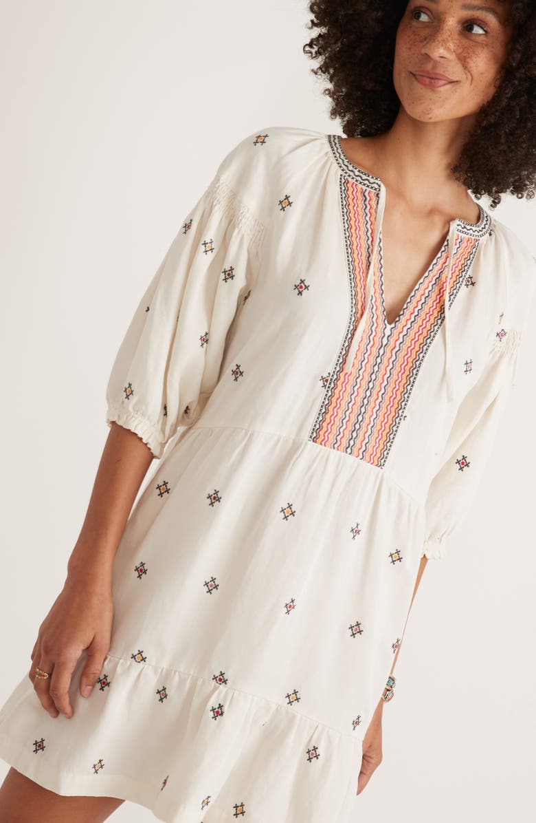 Marine Layer Peyton Embroidered Minidress | Nordstromrack