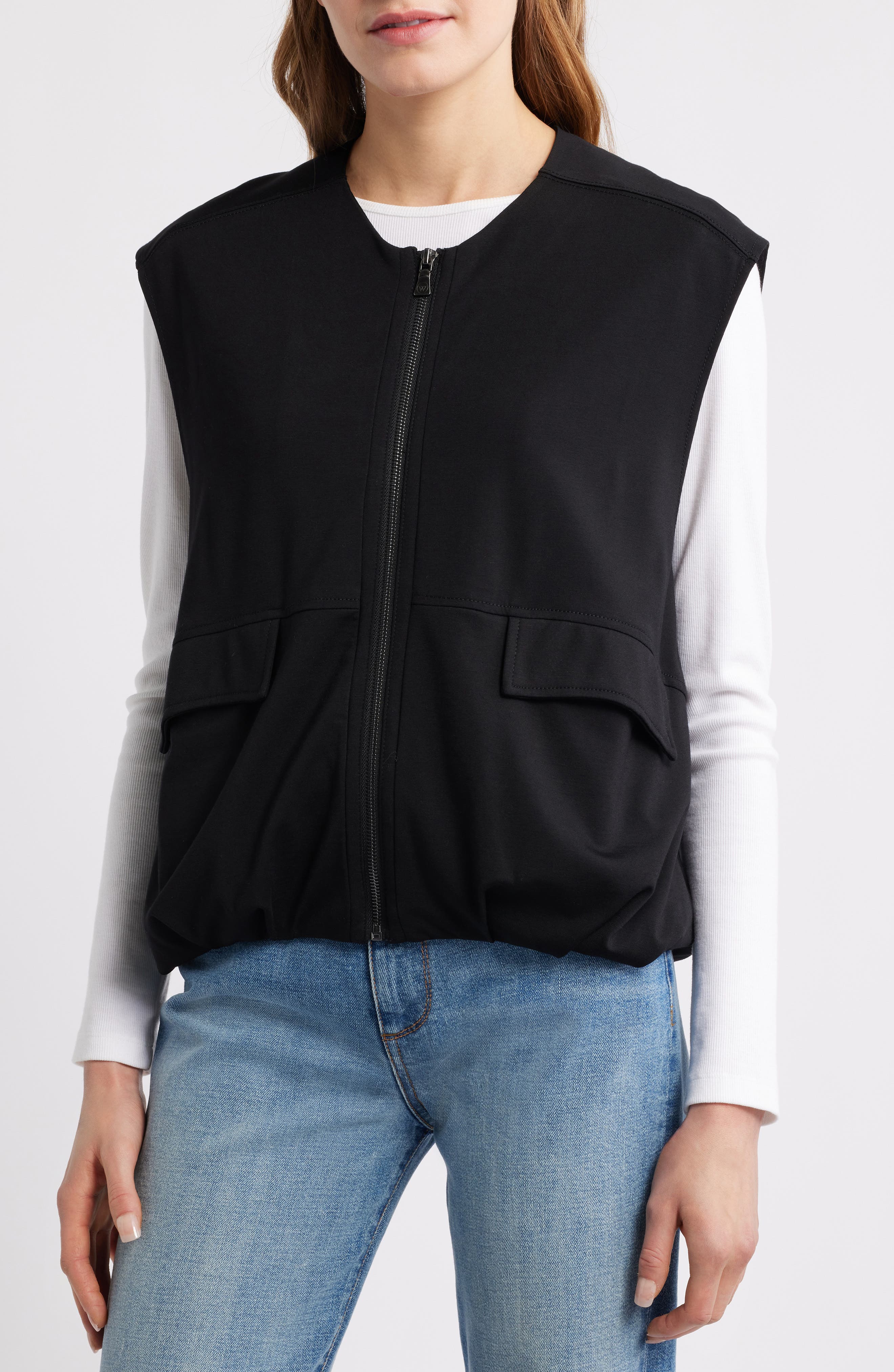 Wit & Wisdom Knit Zip-Up Vest | Nordstromrack