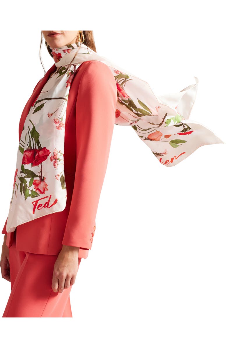 Ted Baker London Fionaas Floral Silk Scarf | Nordstrom