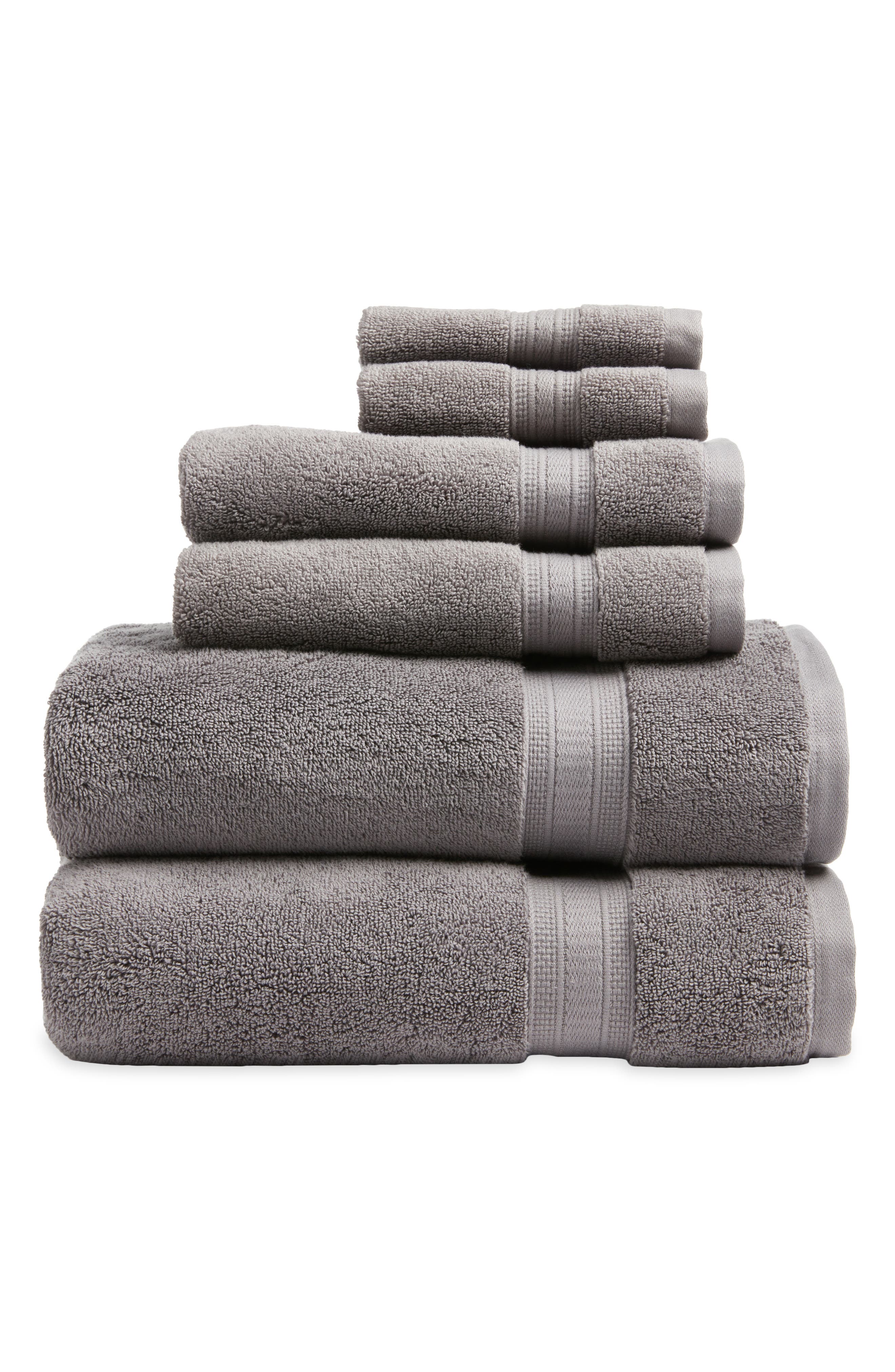NORDSTROM RACK 6-Piece Zero Twist Bath Towel Set | Nordstromrack