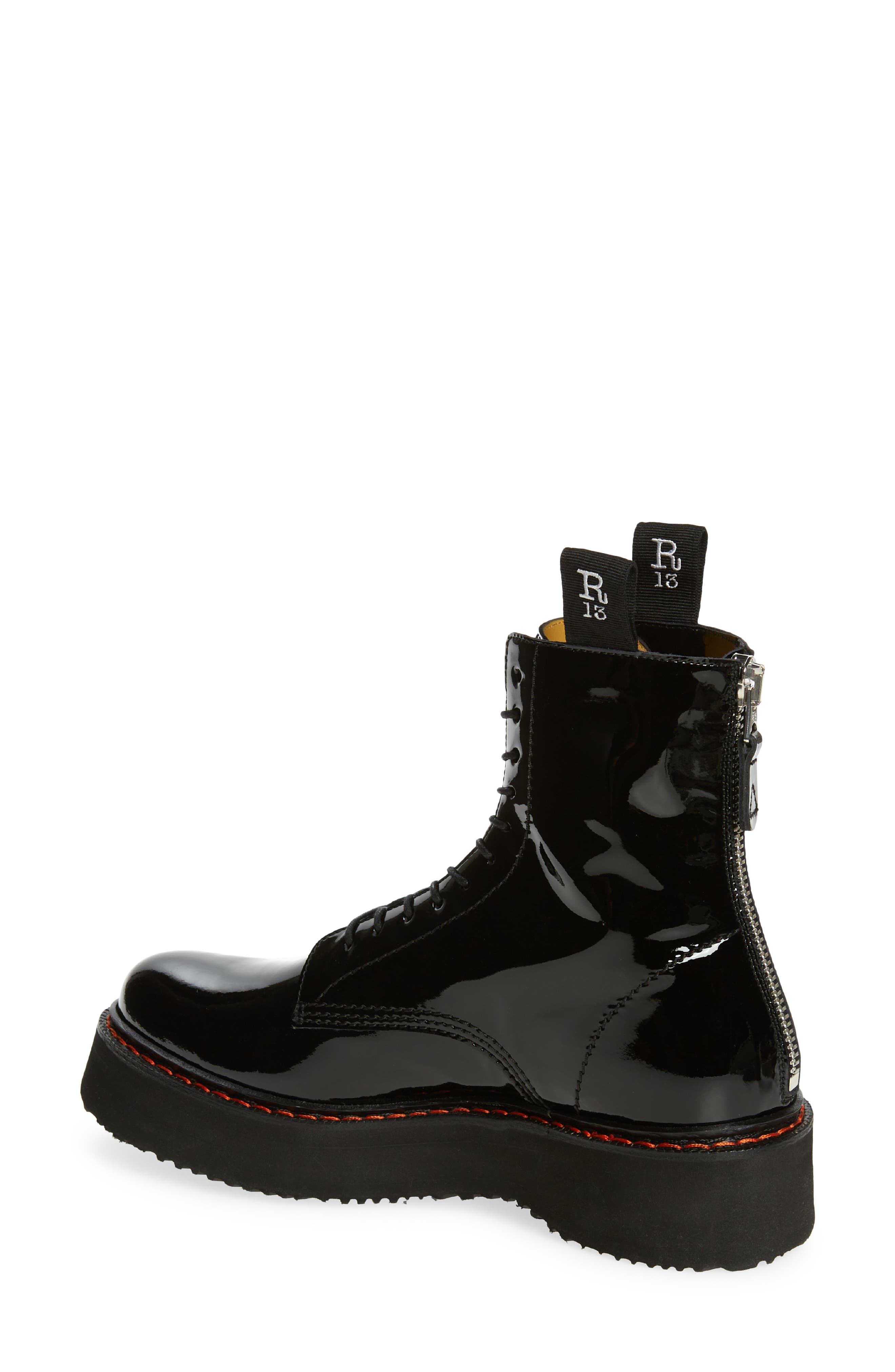 R13 Single Stack Platform Combat Boot (Women) | Nordstrom
