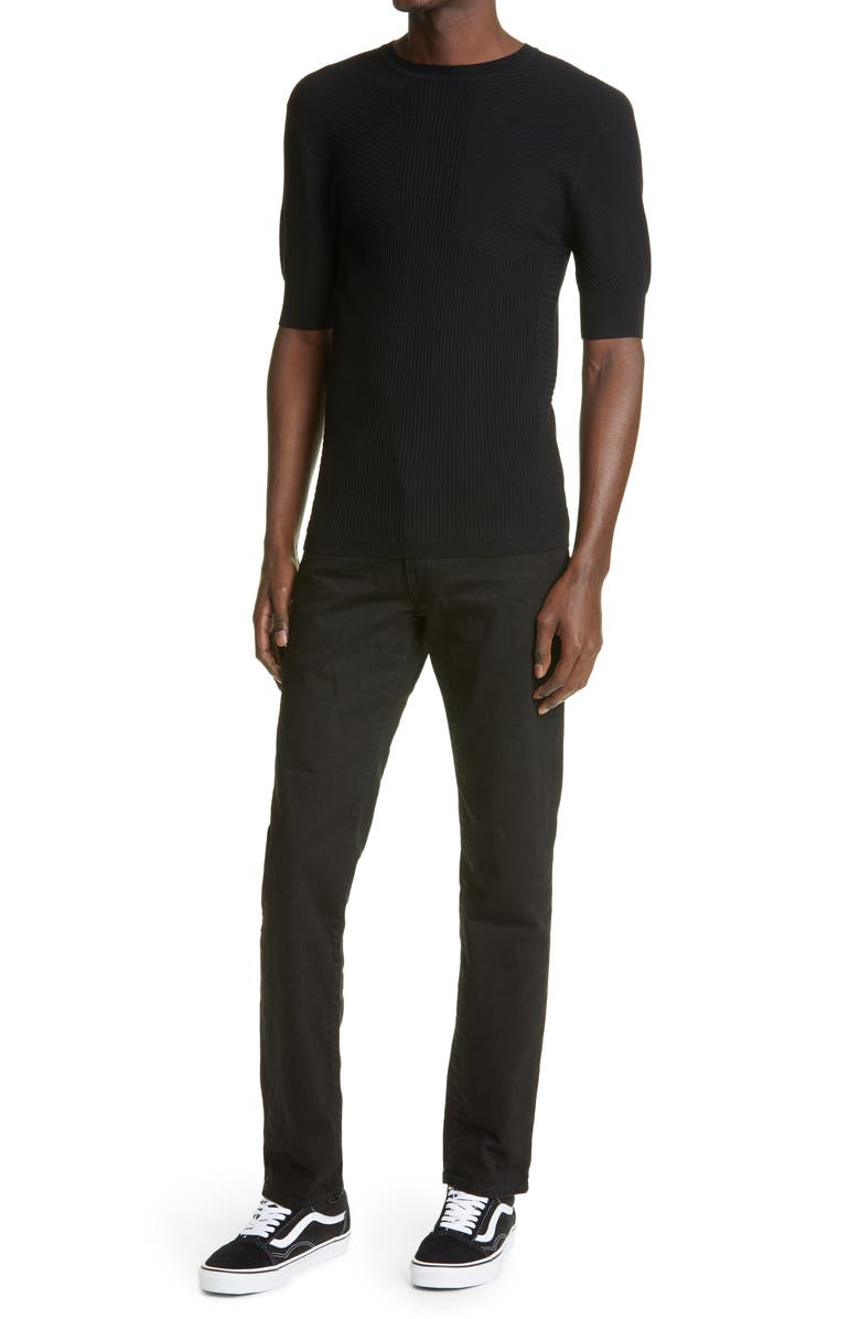 O. Studio Design Pilot Short Sleeve Sweater | Nordstrom