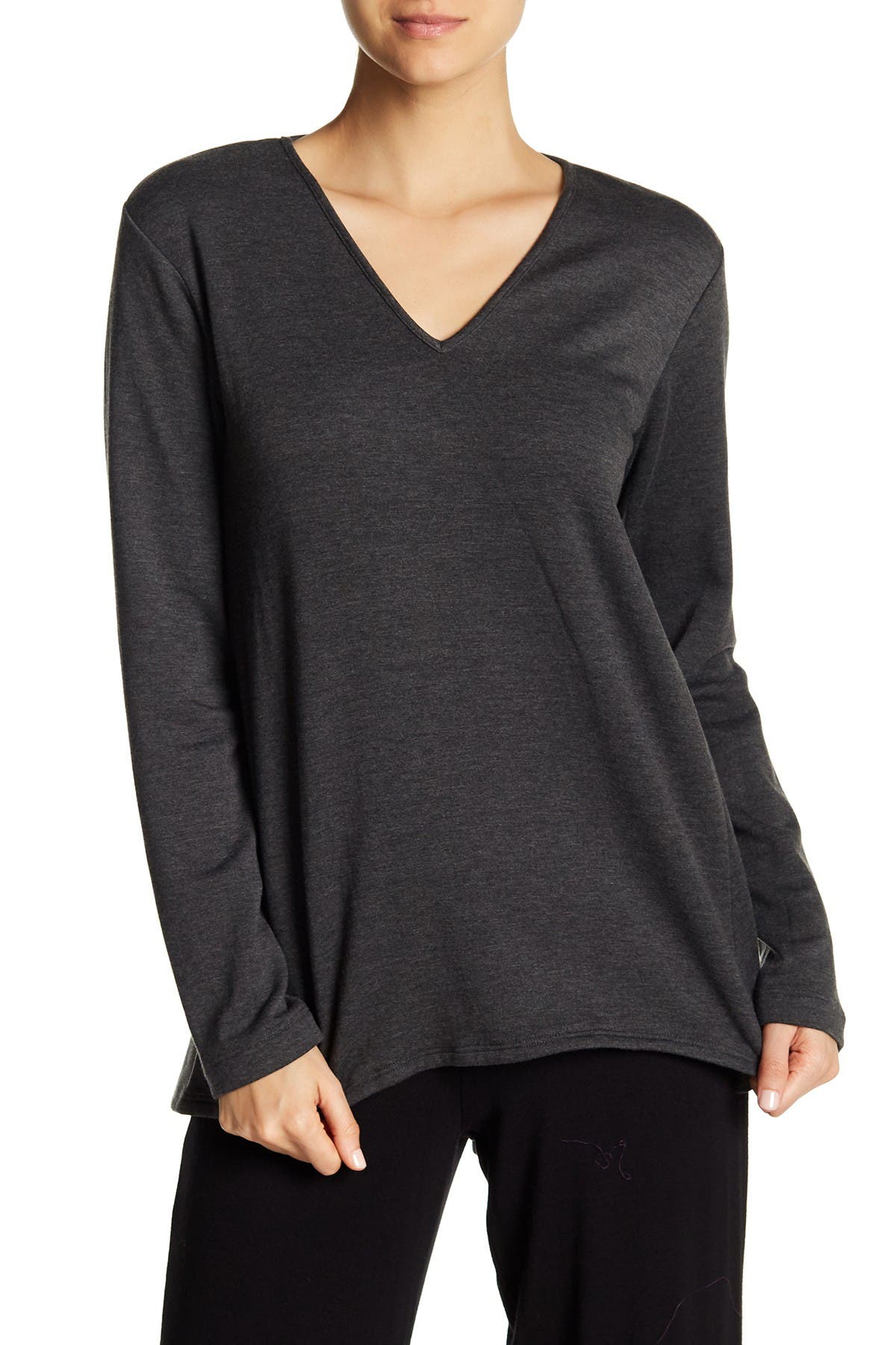 Natori V-Neck Brushed Sweater | Nordstromrack