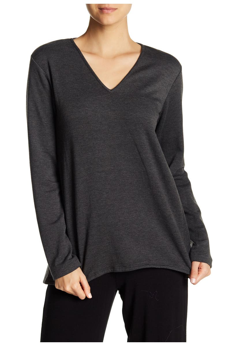 Natori V-Neck Brushed Sweater | Nordstromrack