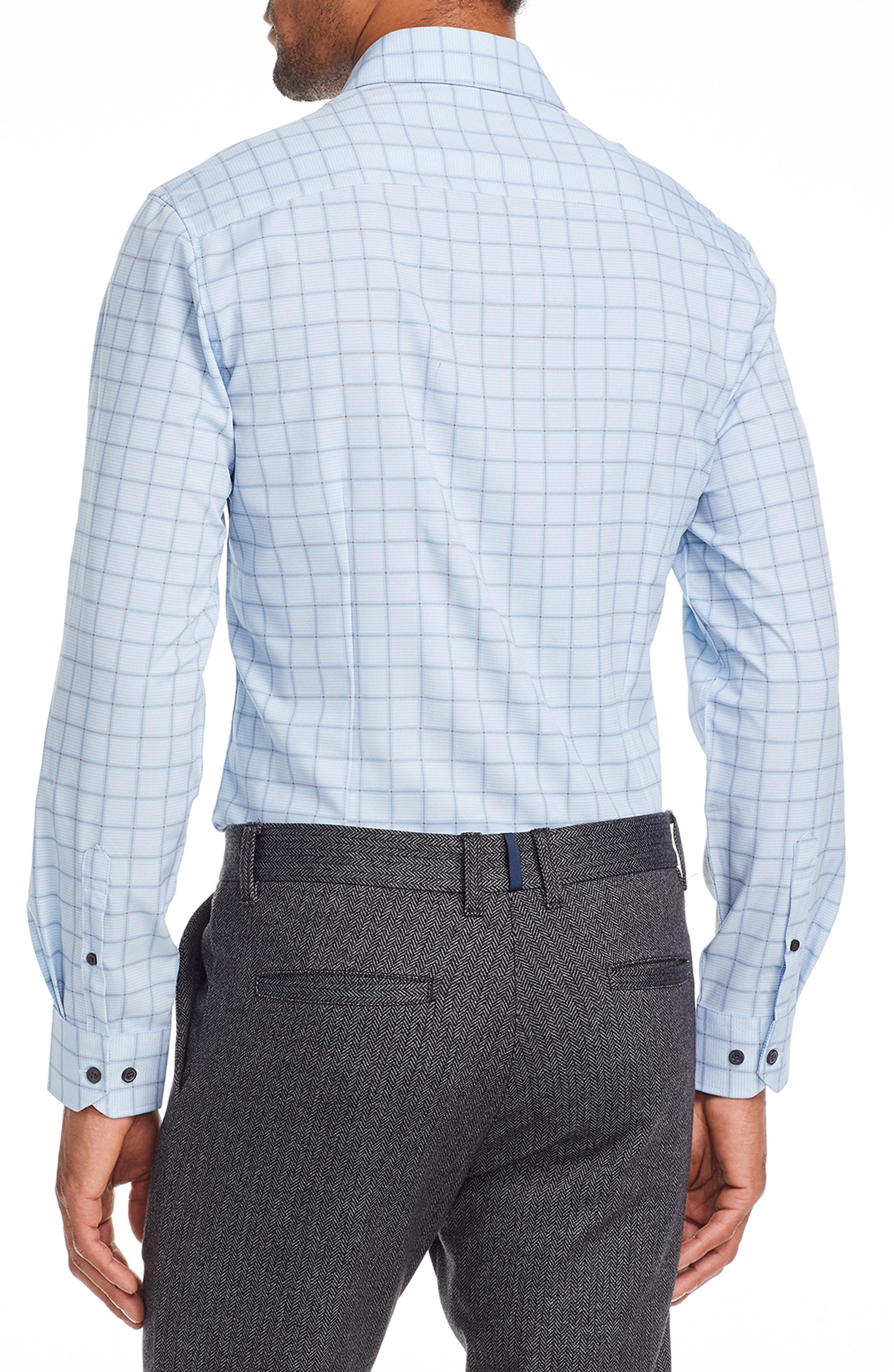 W.R.K Slim Fit Broken Check Performance Stretch Dress Shirt | Nordstromrack