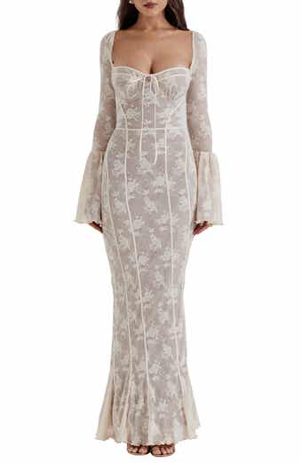 HOUSE OF CB Analissa Long Sleeve Lace Minidress | Nordstrom HOUSE OF CB Analissa Long Sleeve Lace Minidress | Nordstrom