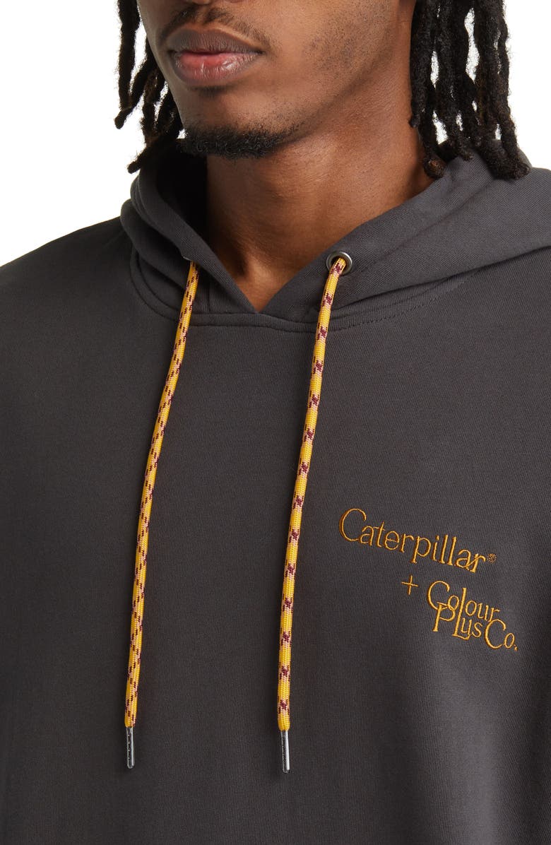 CAT WWR Embroidered Logo Cotton Hoodie | Nordstromrack