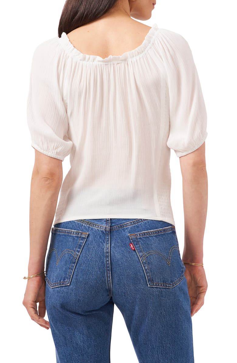 1.STATE 1. STATE Puff Sleeve Gauze Top | Nordstromrack