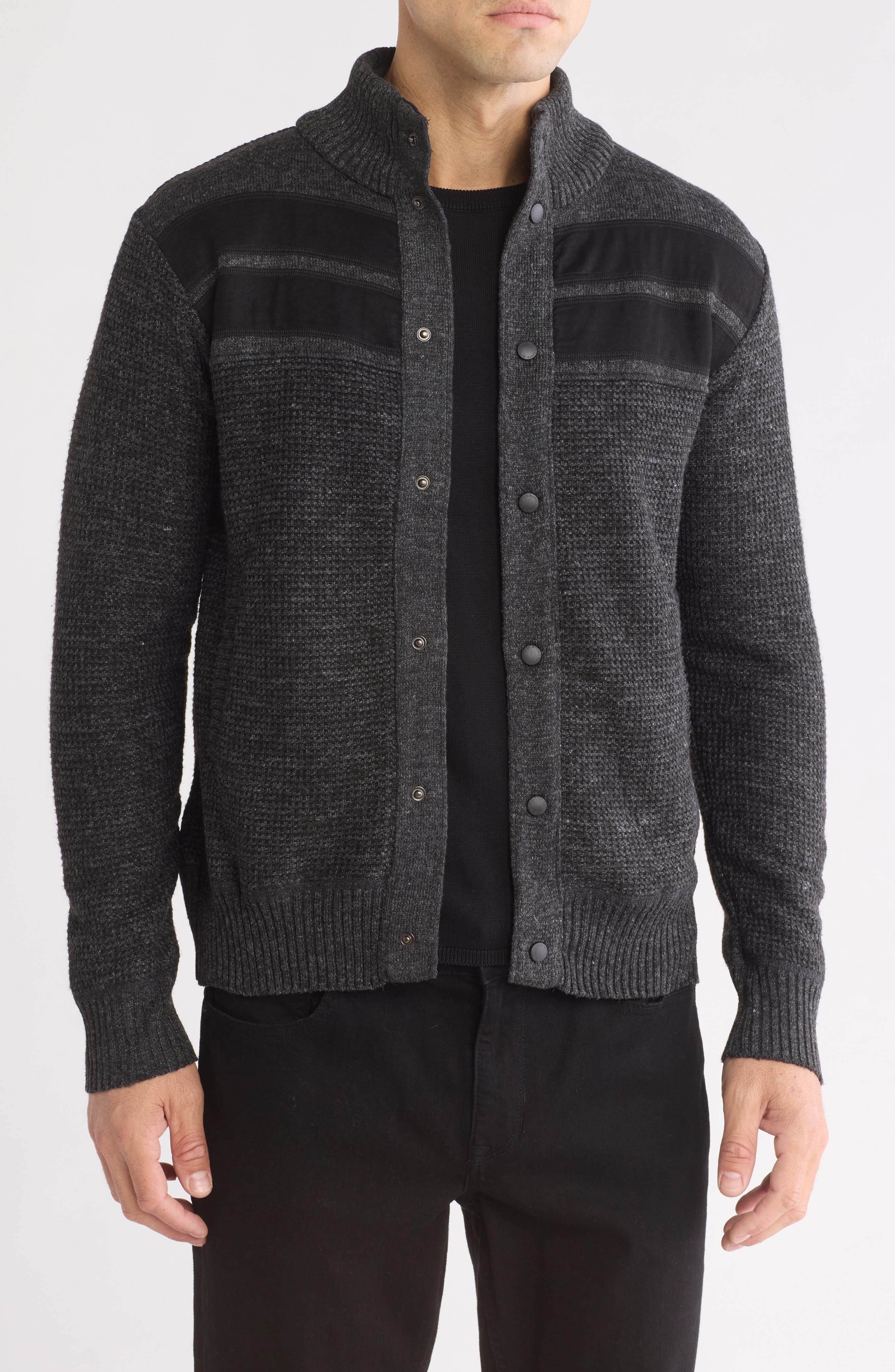 Buffalo Jeans Weaver Snap Front Knit Jacket | Nordstromrack