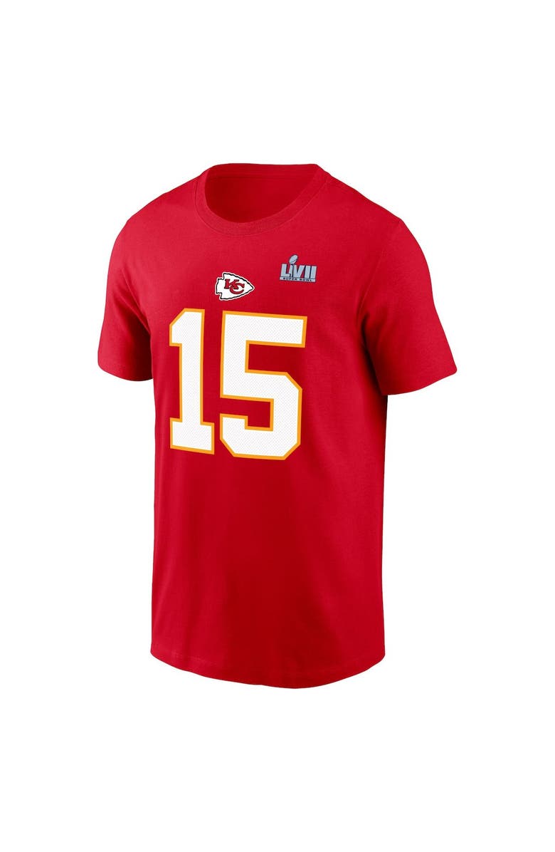 Nike Men's Nike Patrick Mahomes Red Kansas City Chiefs Super Bowl LVII ...