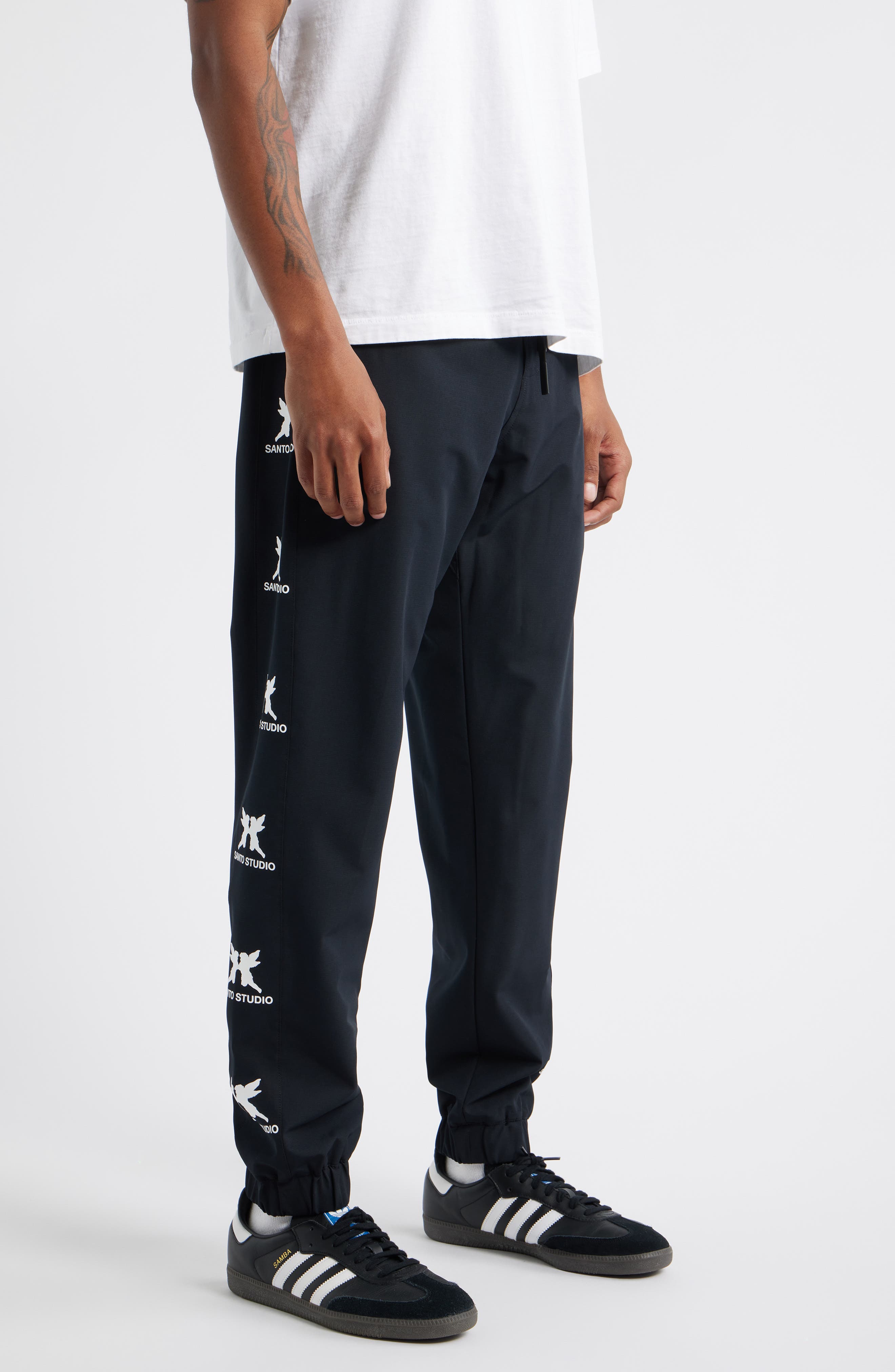 SANTO STUDIO Tempo Faith Over Fear Tech Pants | Nordstrom
