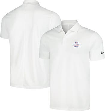 Nike Men's Nike White Farmers Insurance Open Victory Performance Polo ...
