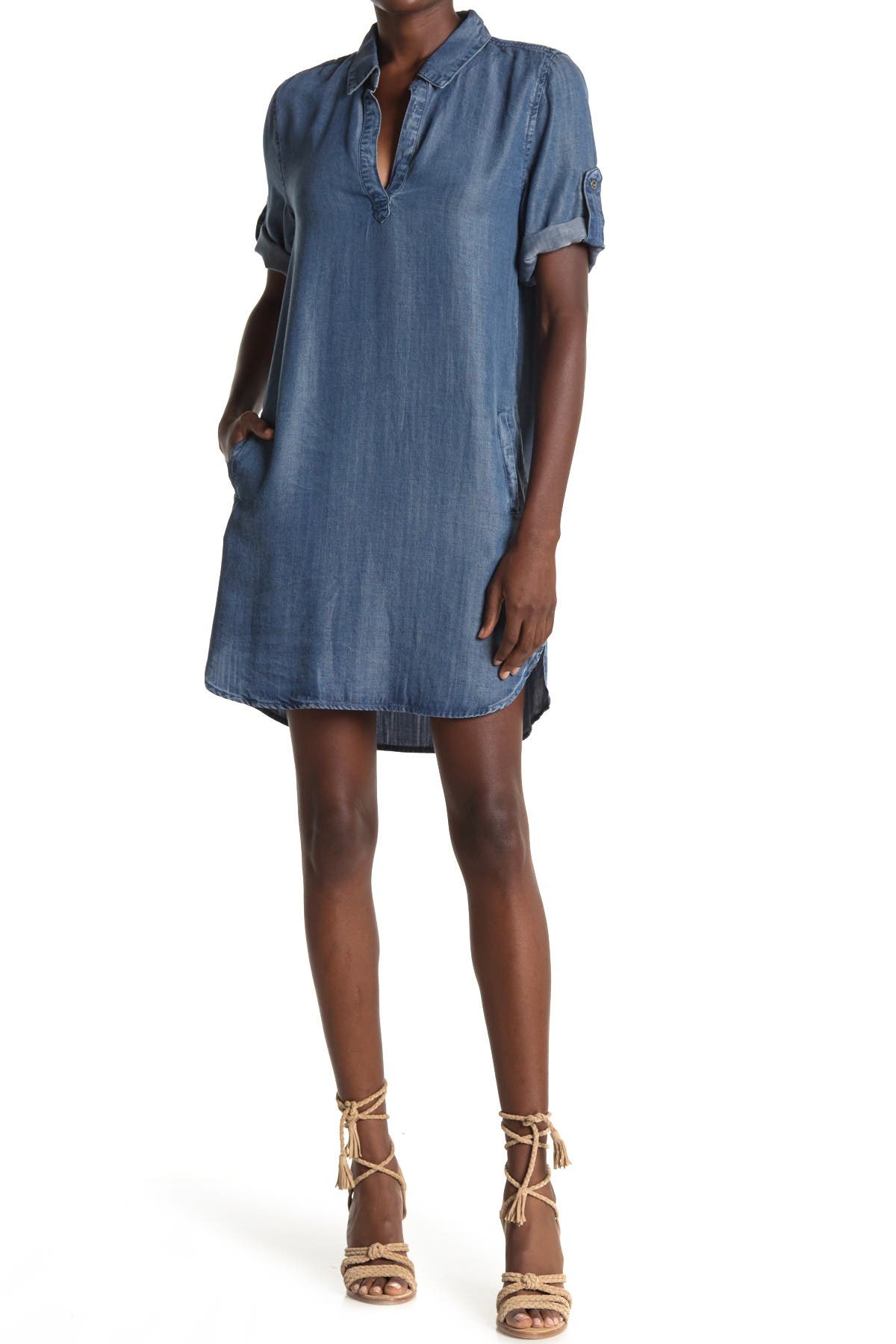 VELVET HEART Macey Roll-Tag Shirt Dress | Nordstromrack