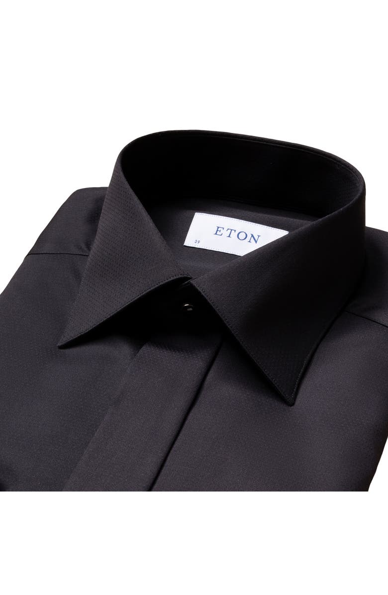 Eton Slim Fit Textured Solid Formal Shirt | Nordstromrack