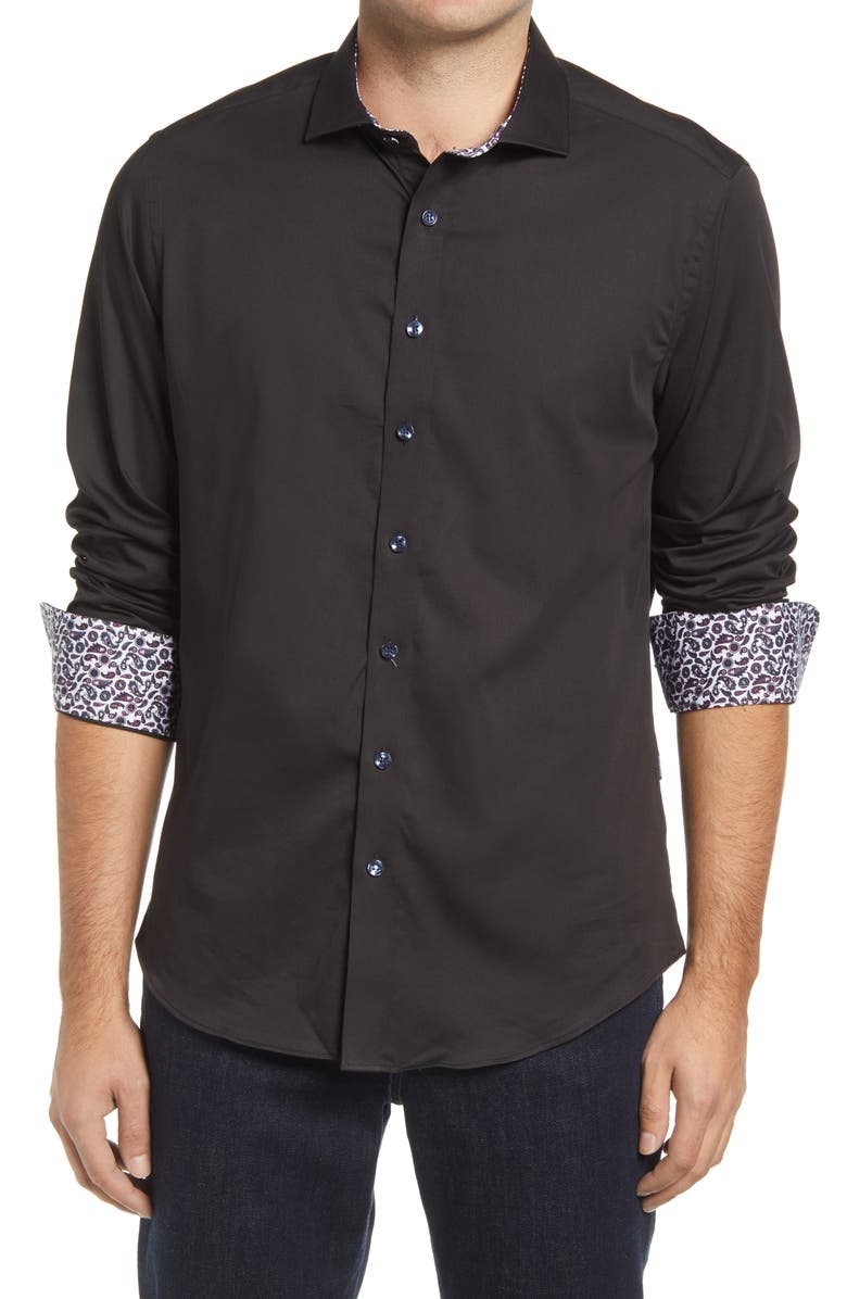 Stone Rose DryTouch Sateen Button-Up Shirt | Nordstromrack