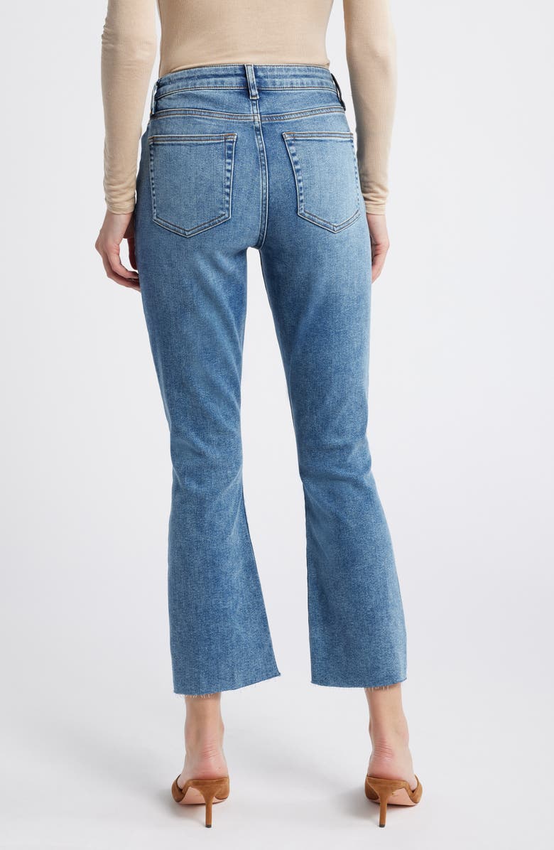 FRAME Le Crop Raw Hem Mini Bootcut Jeans | Nordstromrack