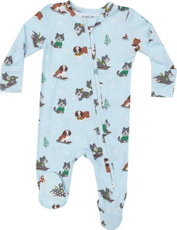 Angel Dear Mush Puppies Zip Footie | Nordstromrack