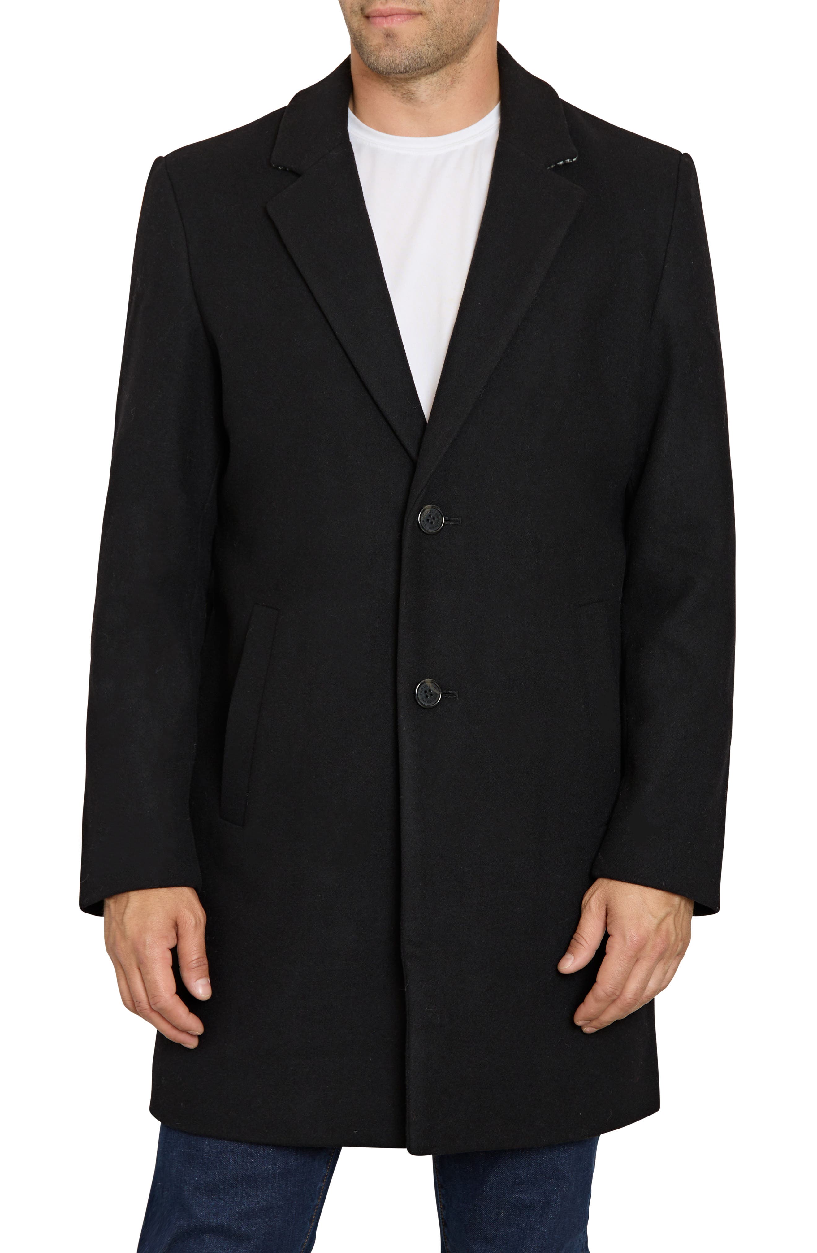 Sam Edelman Two-Button Wool Blend Coat | Nordstromrack
