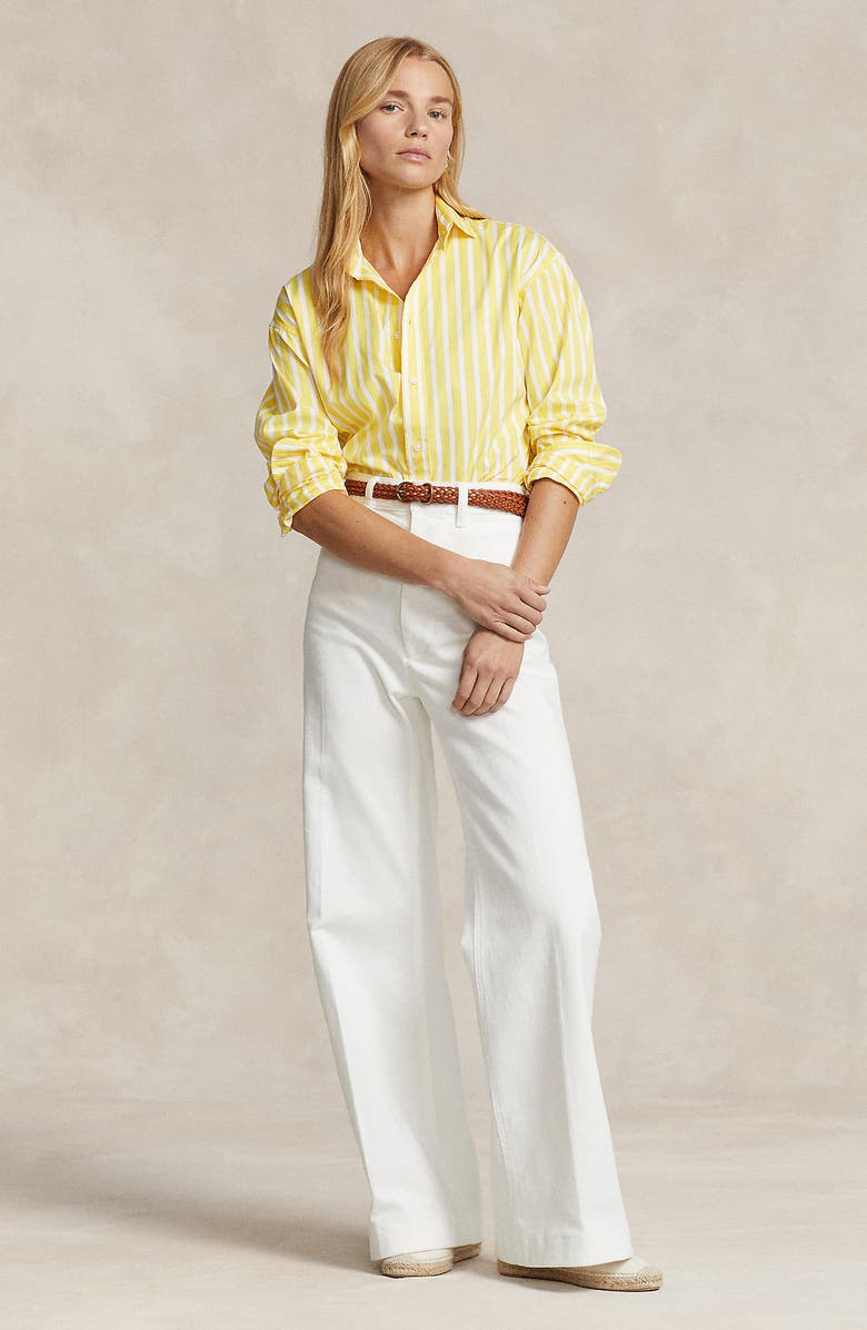 Polo Ralph Lauren Stripe Cotton Button-Up Shirt | Nordstromrack