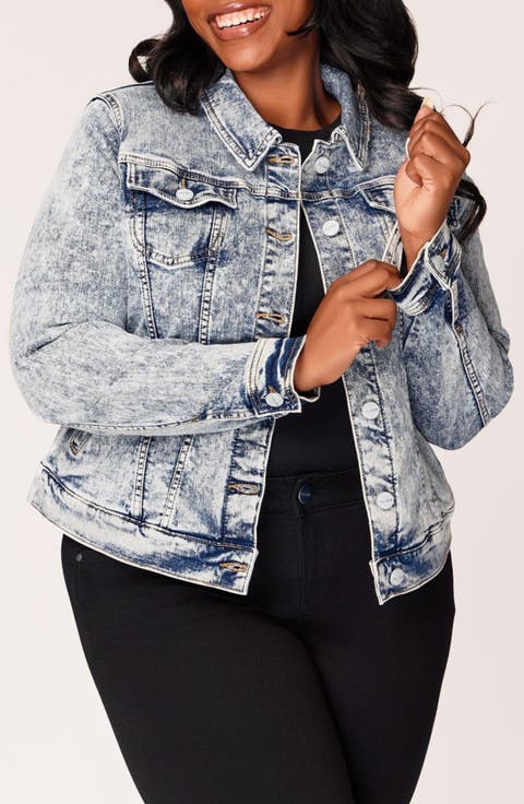 Denim Plus-Size Jackets & Blazers | Nordstrom